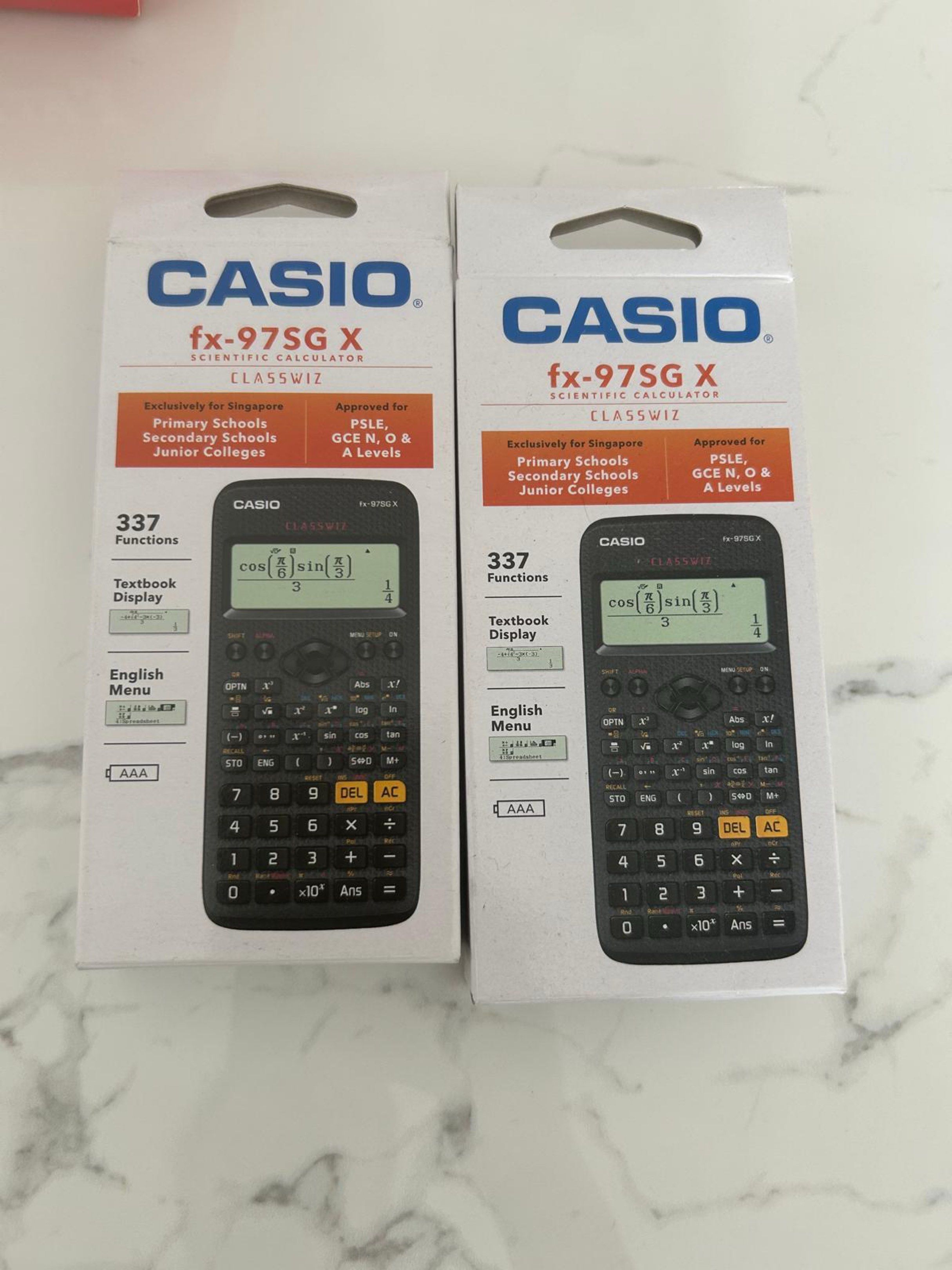 fx-97sg x casio calculator, Hobbies & Toys, Stationery & Craft ...