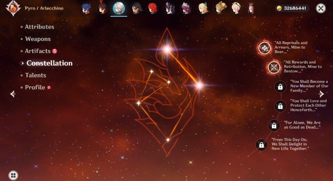 Genshin Impact Account - Asia (Arlecchino C2R1), Video Gaming, Video ...