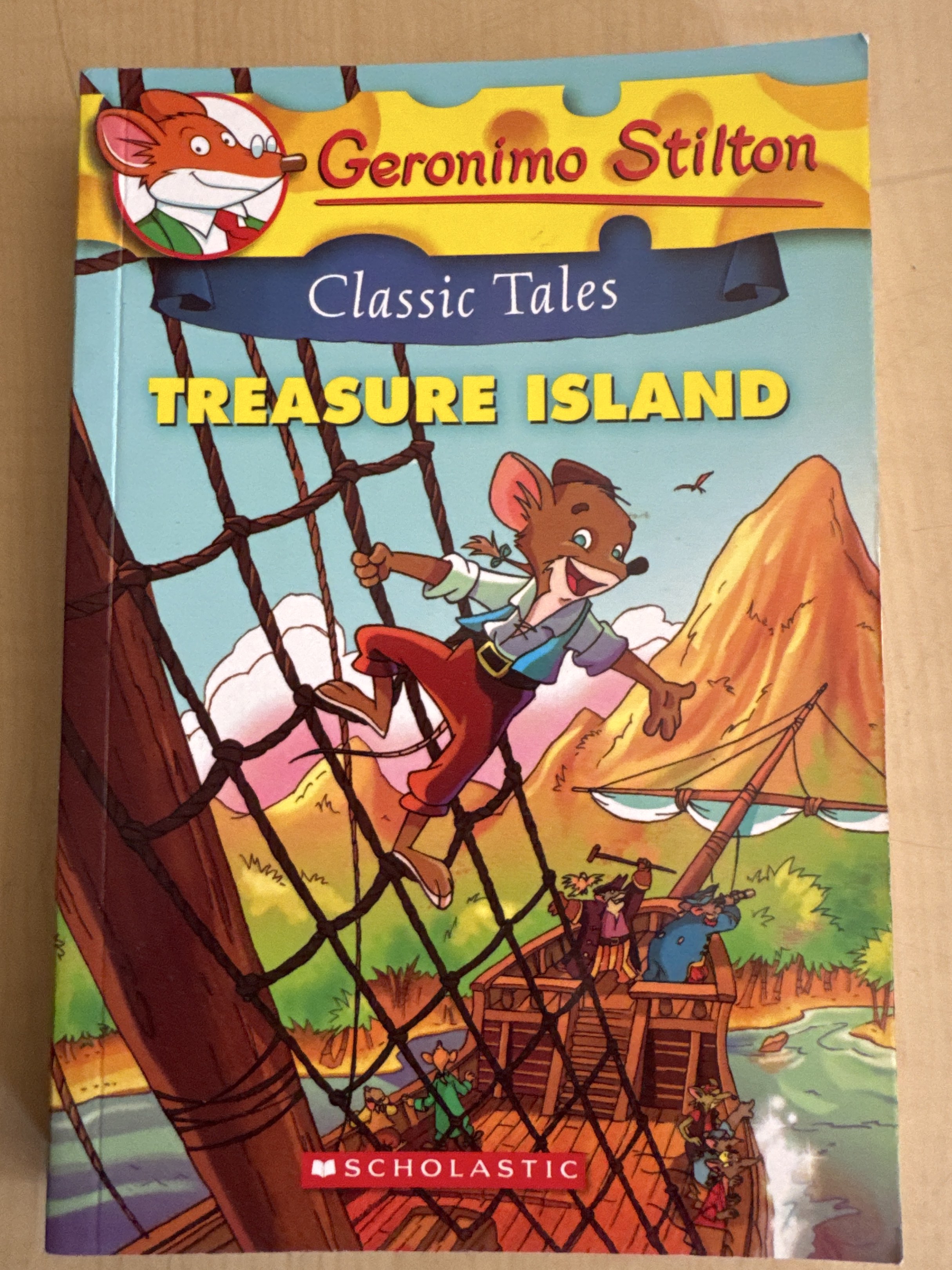 Geronimo Stilton Classic Tales: Treasure Island, Hobbies & Toys, Books ...