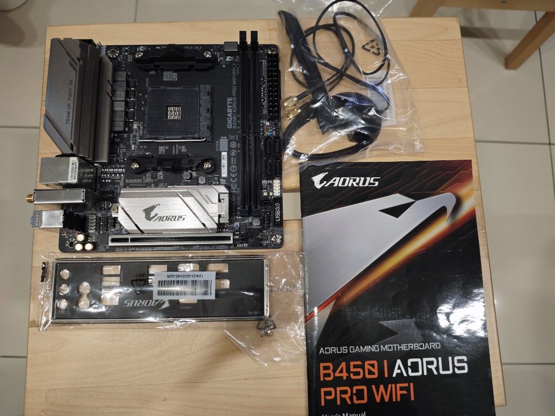 Gigabyte B450I AORUS PRO WIFI Motherboard, Computers & Tech, Parts ...