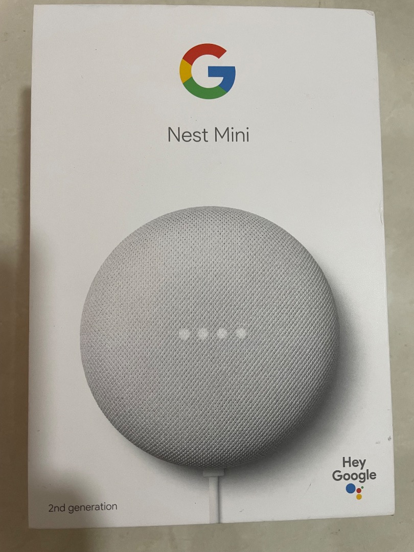 Google Nest Mini (2nd Gen) - Chalk, US charger , TV & Home Appliances ...