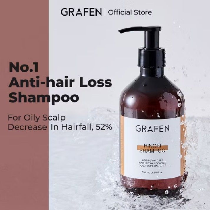 GRAFEN Hinoki Anti-Hair Loss Shampoo, Beauty & Personal Care, Hair ...