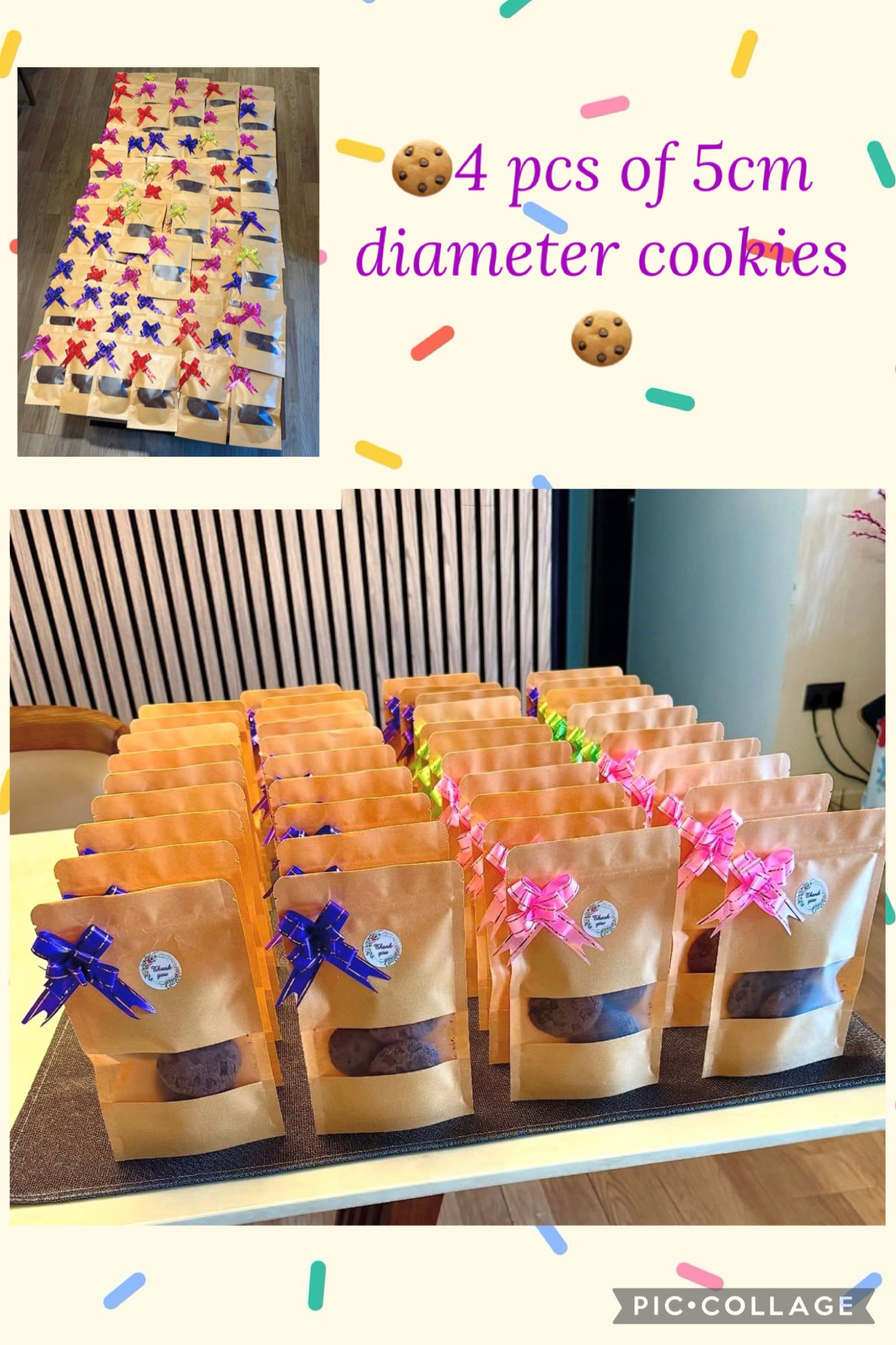HALAL Double Chocolate Chips Cookies for Berkat/Wedding/Door gifts ...