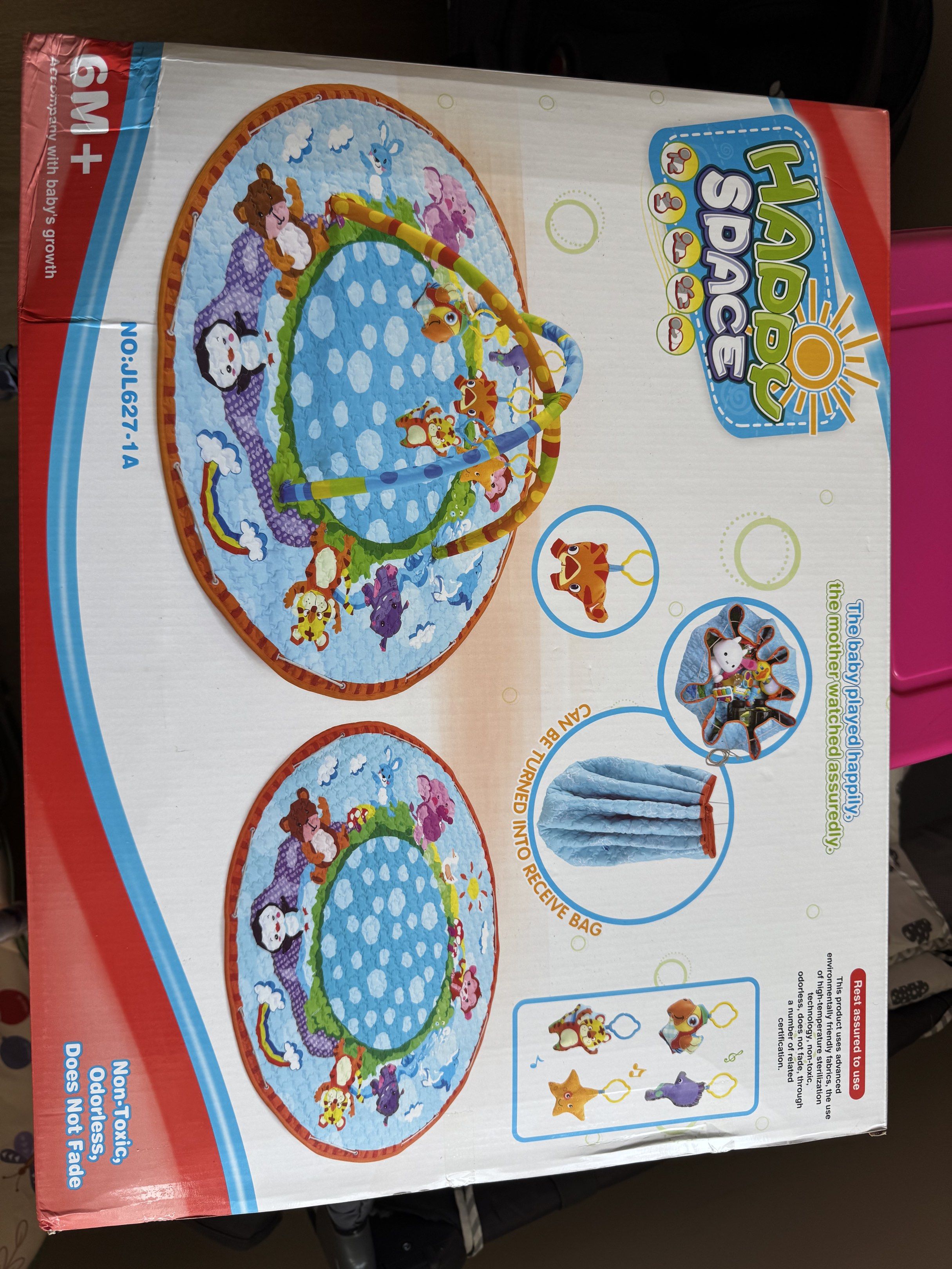 Happy Space Baby Play Mat - 6M+, Babies & Kids, Infant Playtime on ...