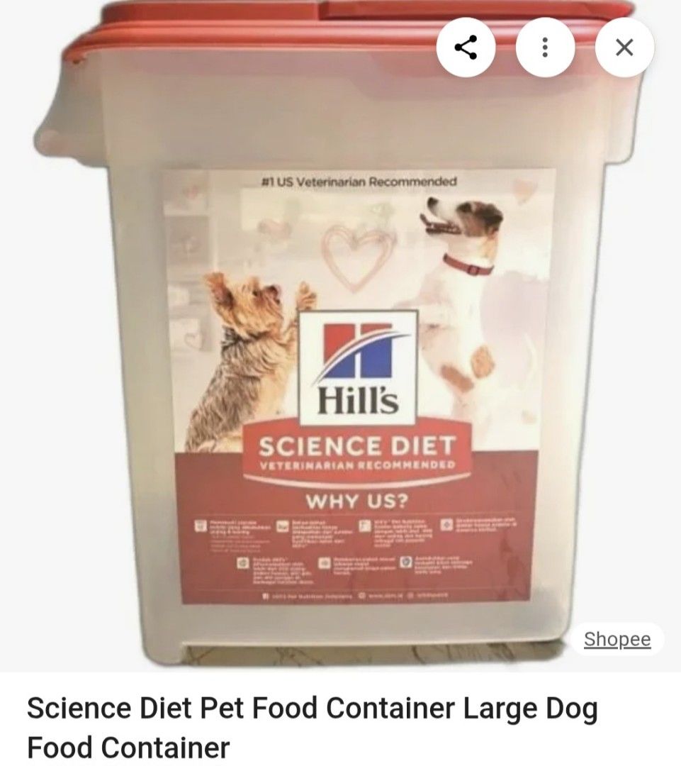 Hills Science Diet Pets Container, Pet Supplies, Homes & Other Pet ...