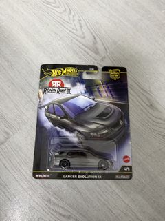 1:43 JDM! Hot Wheels Mitsubishi Lancer Evolution IX Pull-Back Speeders ...