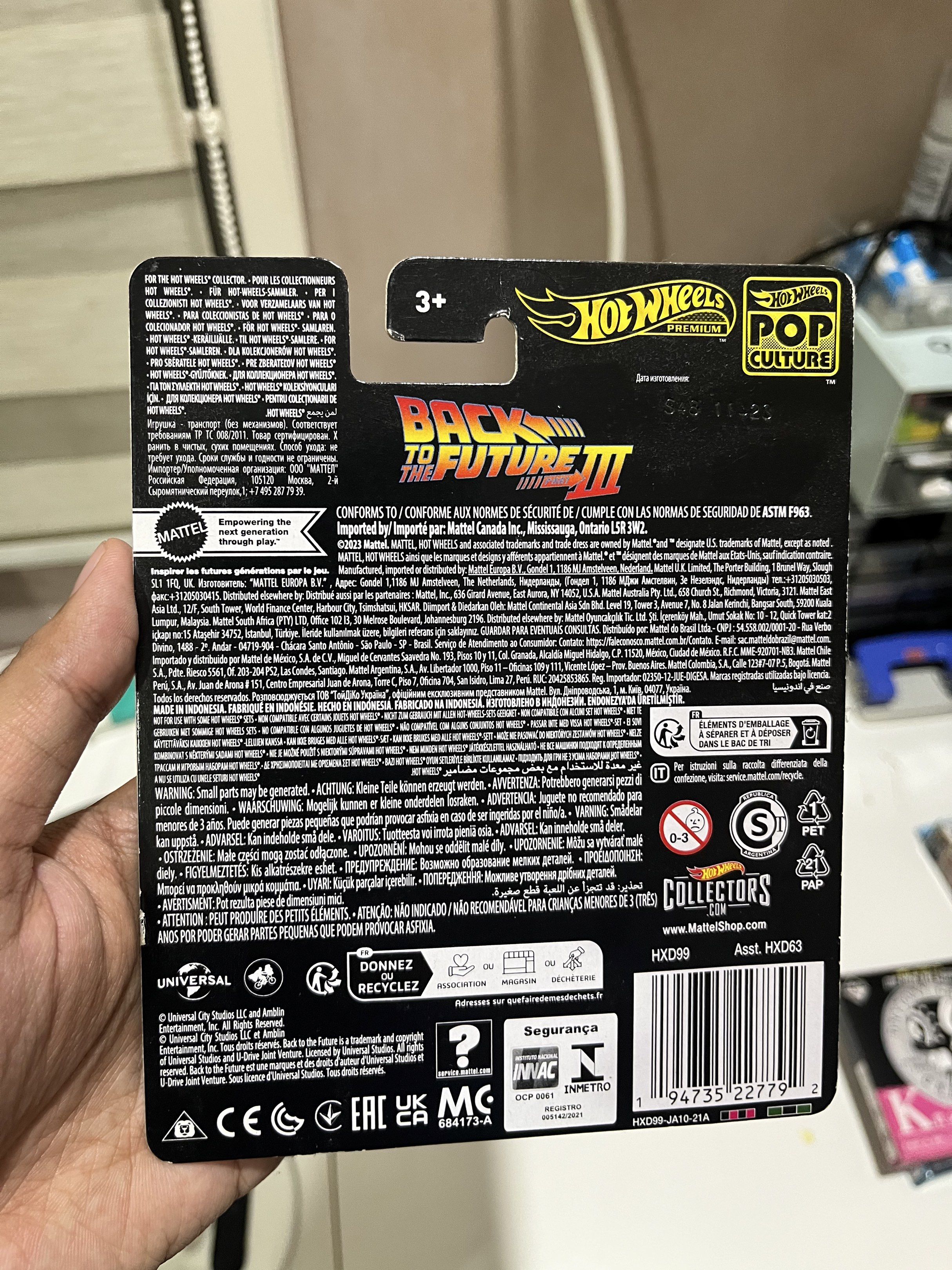 Hot Wheels Pop Culture Back to the Future III, Hobbies & Toys, Toys ...