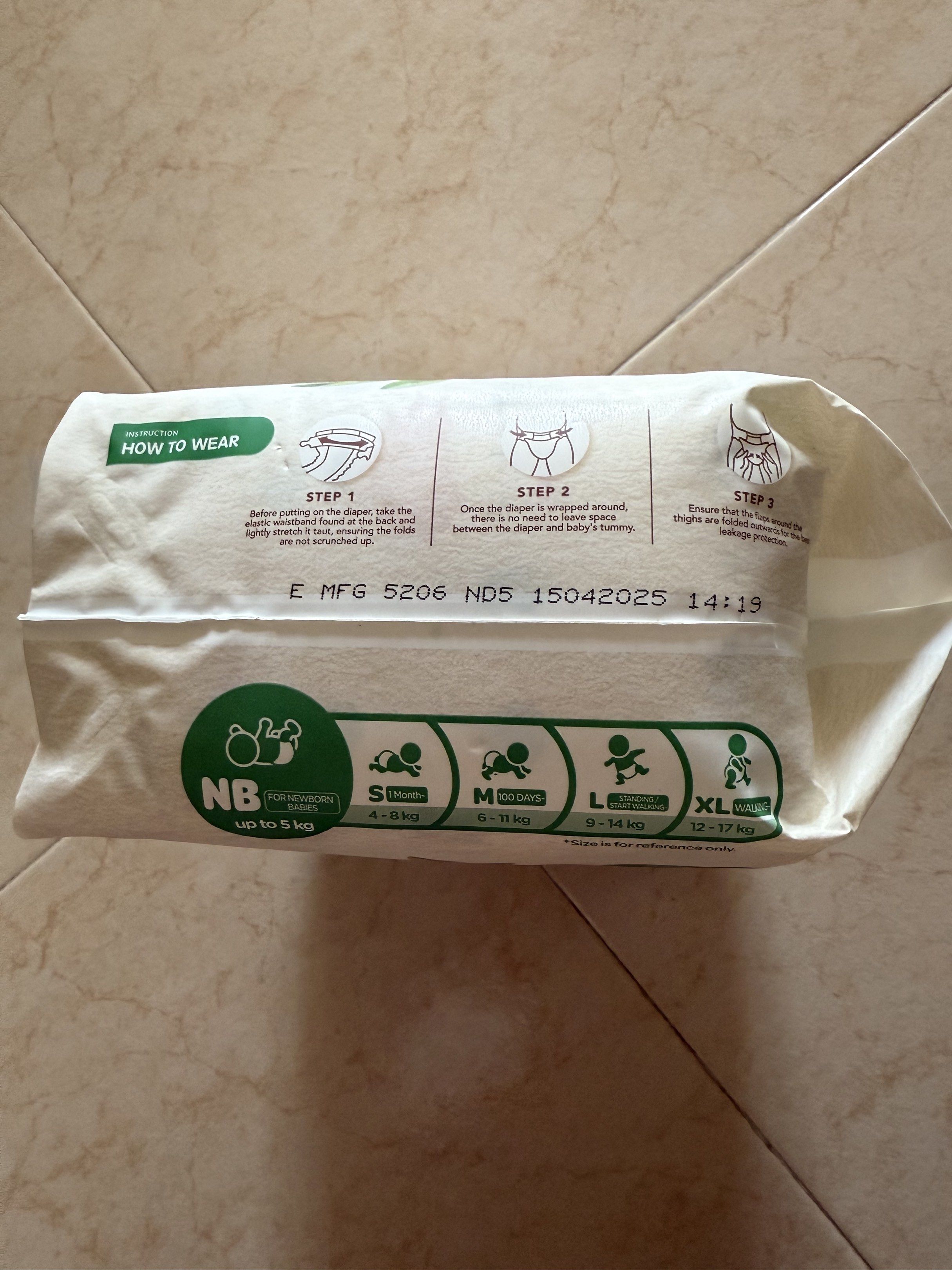 Huggies Nature Made Newborn Diapers - 30 Pieces, Babies & Kids, Bathing ...