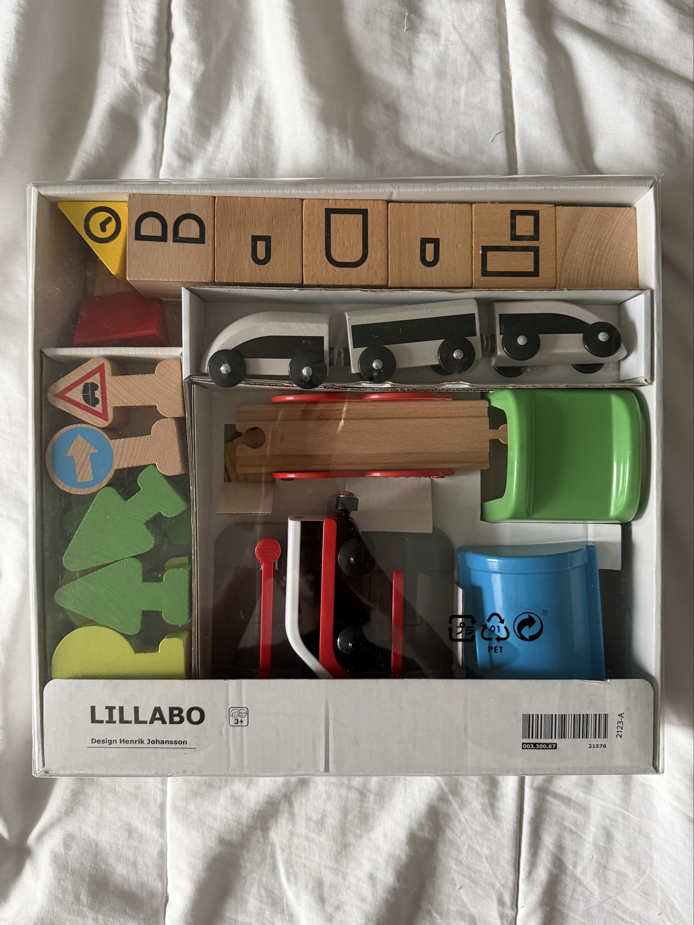 IKEA LILLABO Train Set + battery-operated locomotive, Hobbies & Toys ...
