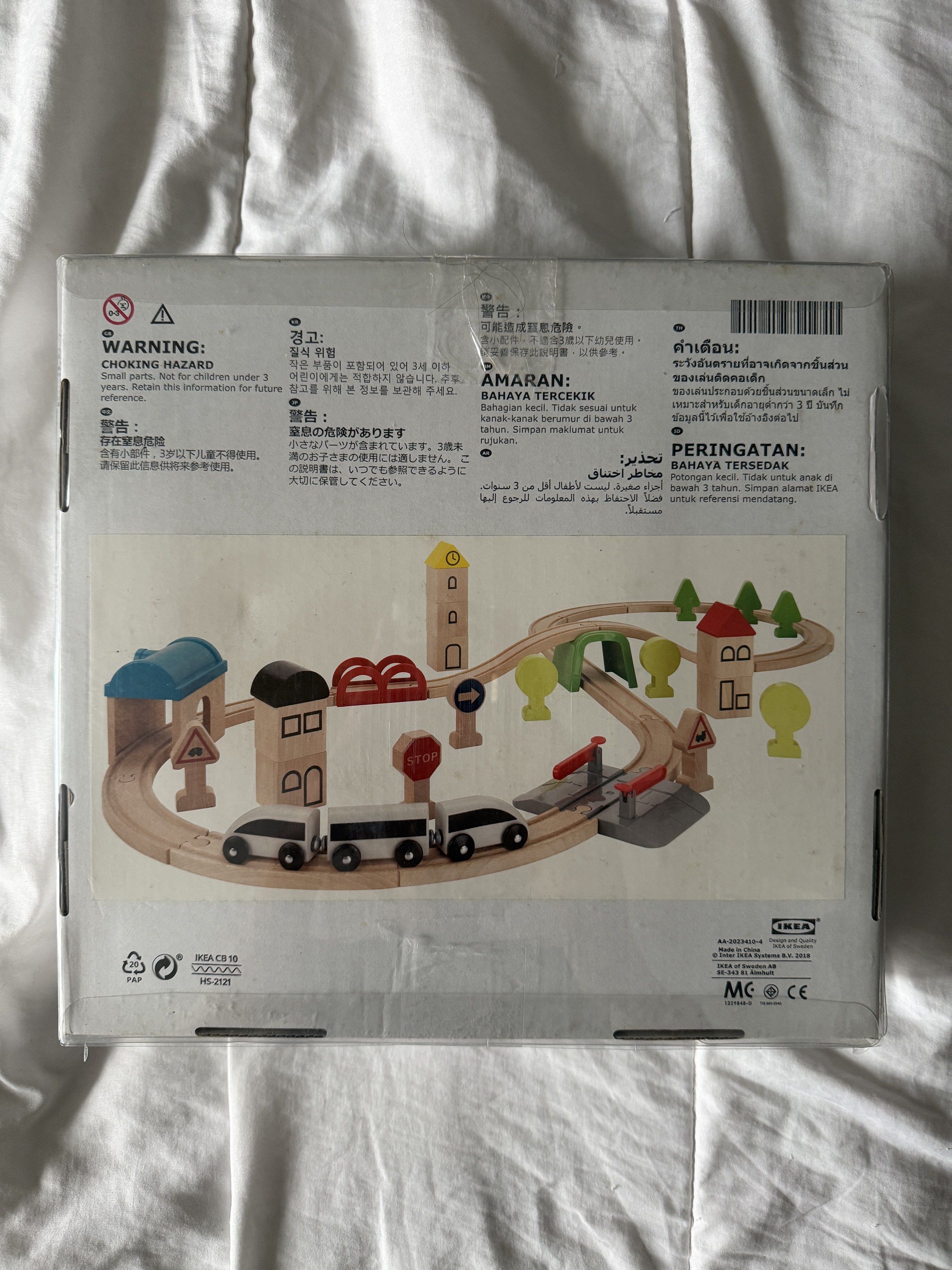 IKEA LILLABO Train Set + battery-operated locomotive, Hobbies & Toys ...