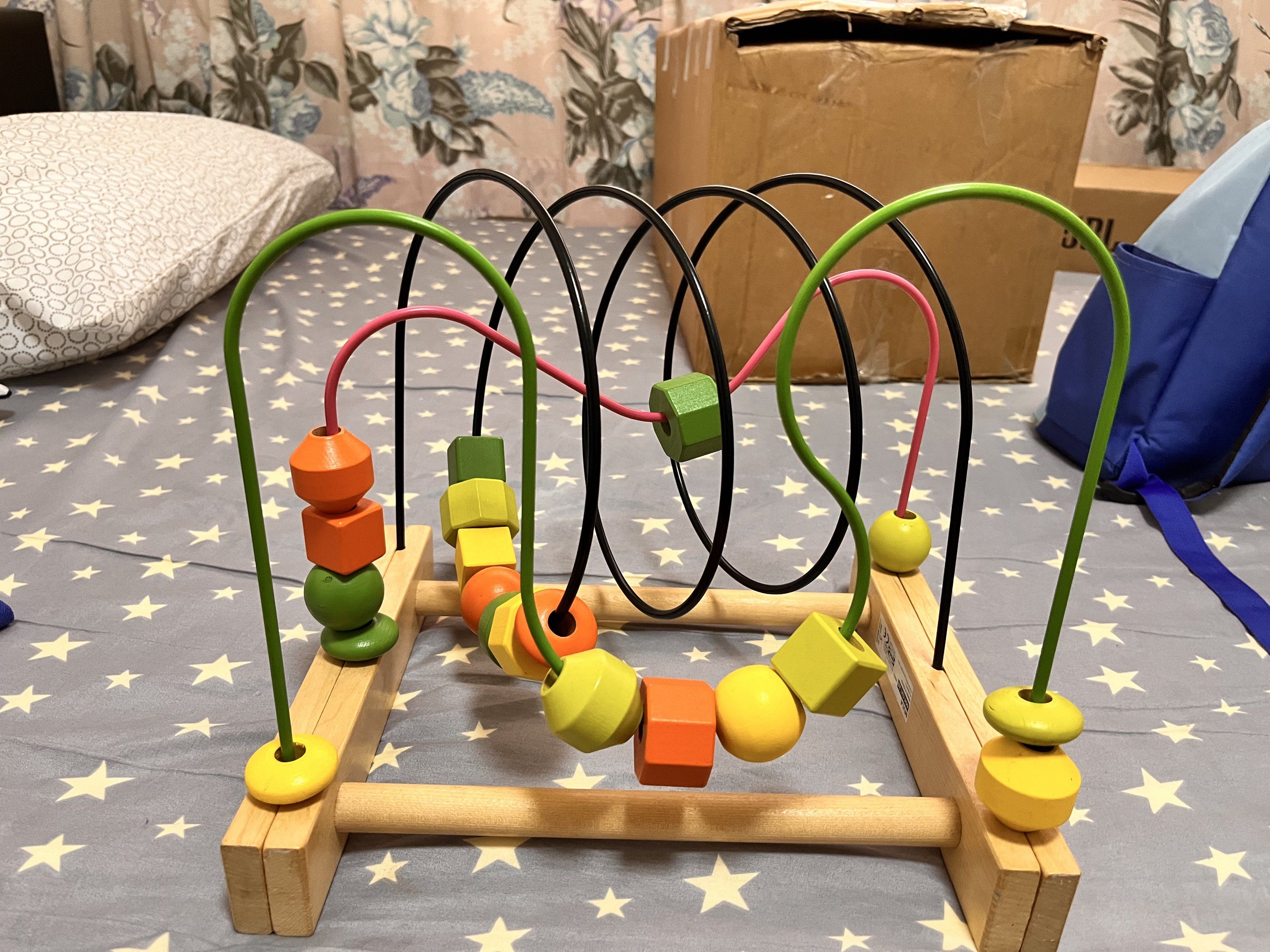 IKEA MULA Bead Maze - Wooden Baby Toy, Babies & Kids, Infant Playtime ...