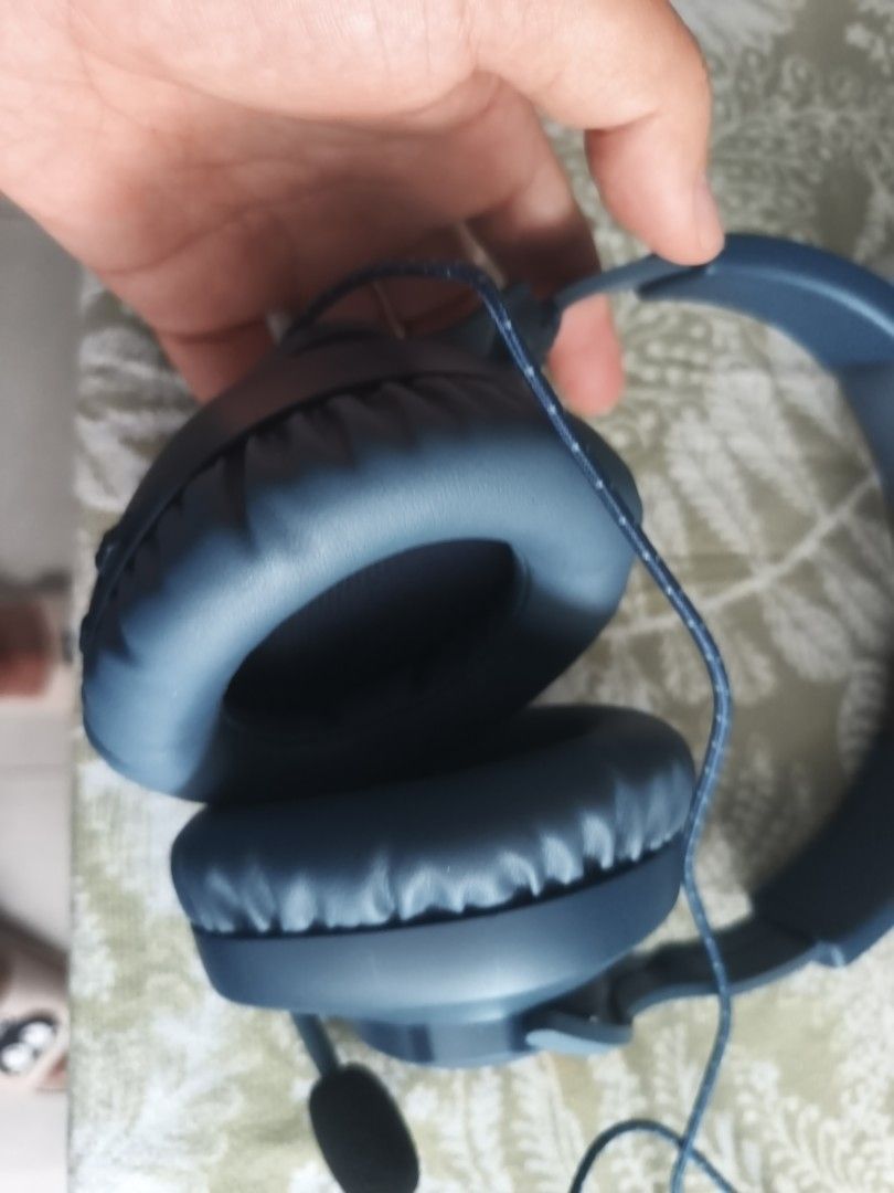 JBL Quantum 100 Wired Gaming Headset - Blue, Audio, Headphones ...