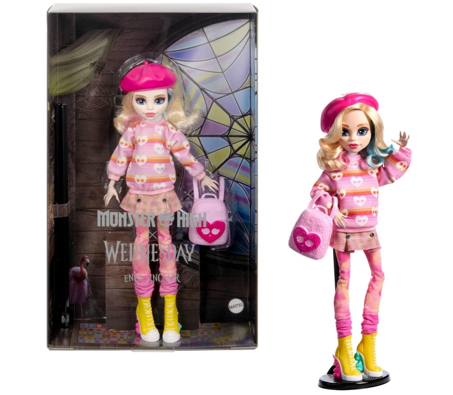 JE-Monster High Wednesday Enid Sinclair Doll, Hobbies & Toys, Toys ...