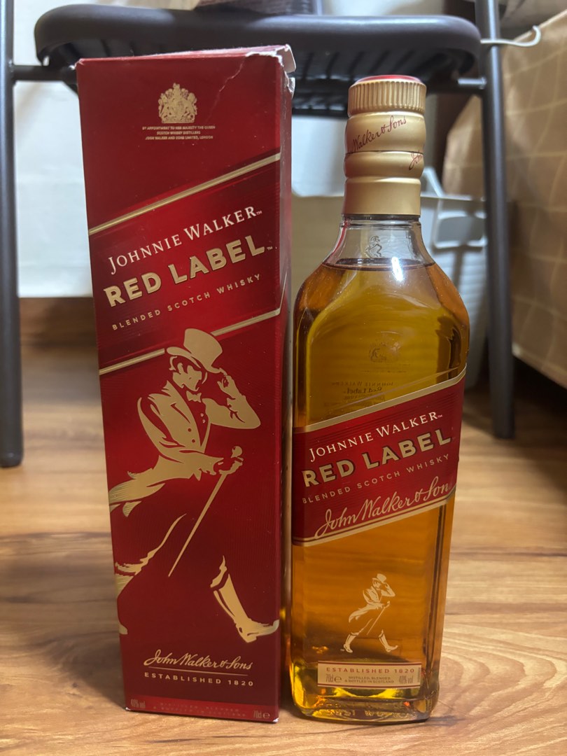 Johnnie Walker Red Label Blended Scotch Whisky, Food & Drinks ...