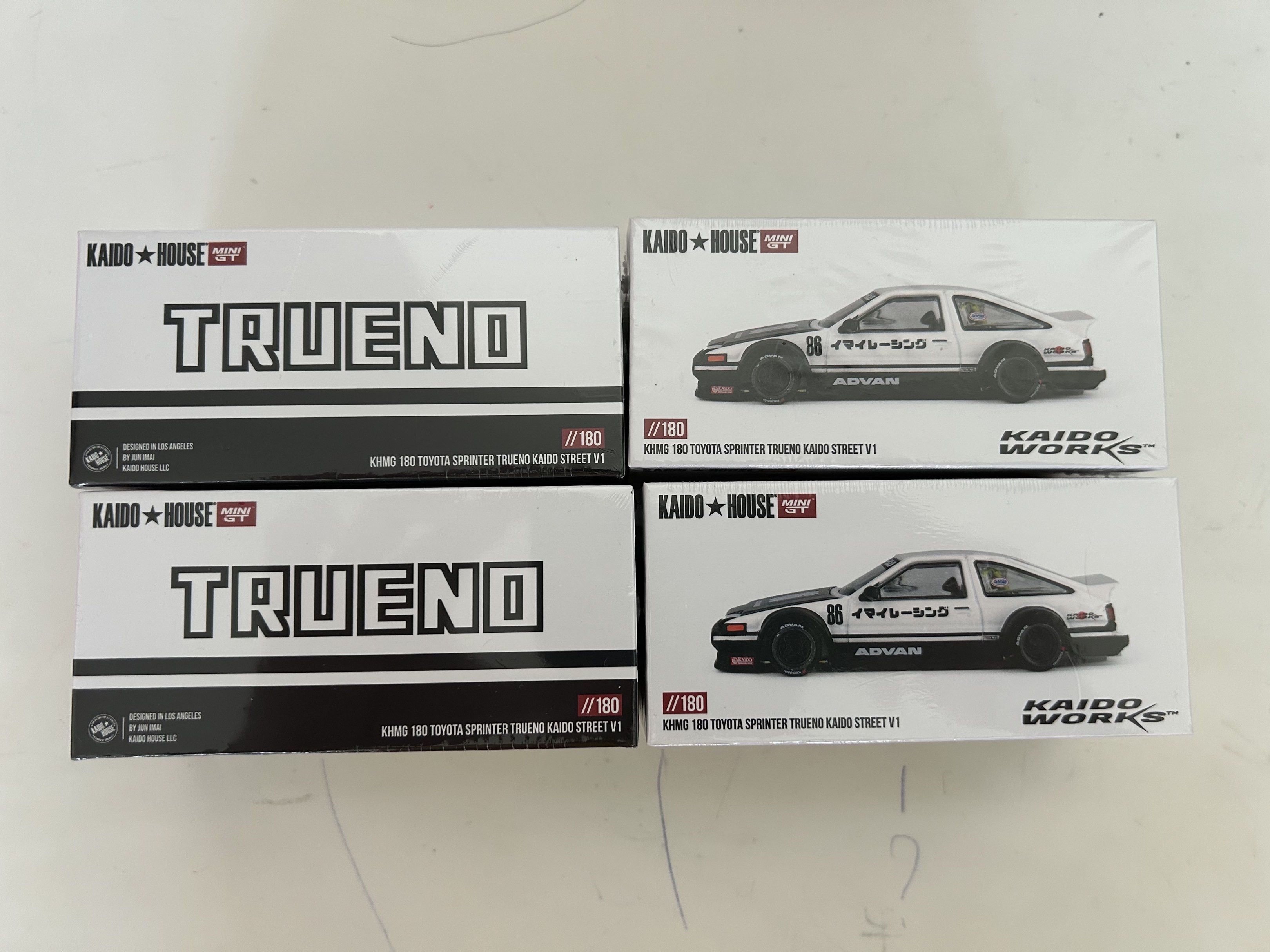KHMG 180 Toyota Sprinter Trueno AE86 Kaido Street V1 [Sealed], Hobbies ...