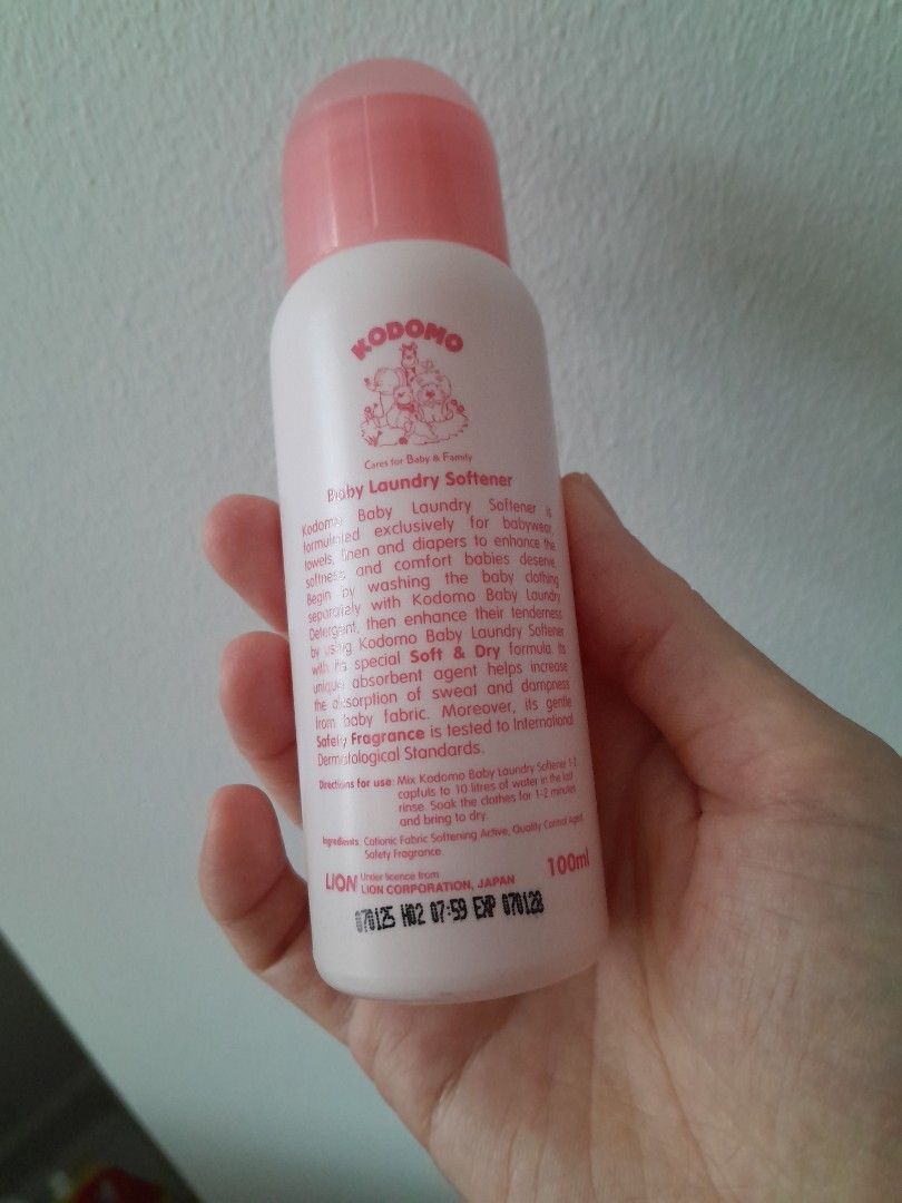 Kodomo Baby Laundry Softener 100ml x 2, Babies & Kids, Bathing ...