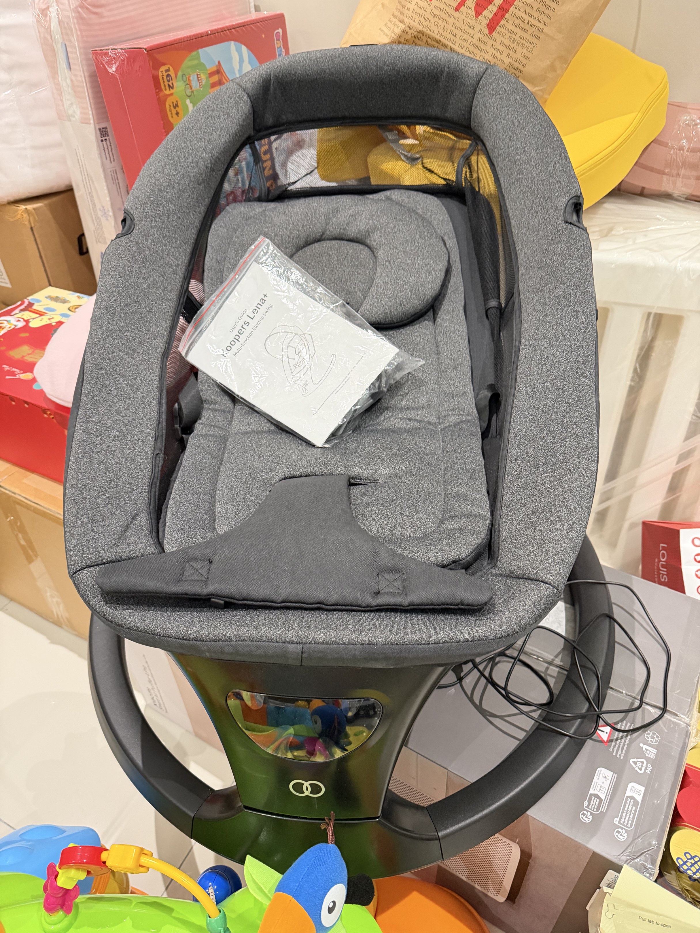 Koopers Lena+ Newborn Multi Function Remote Electronic Baby Swing ...