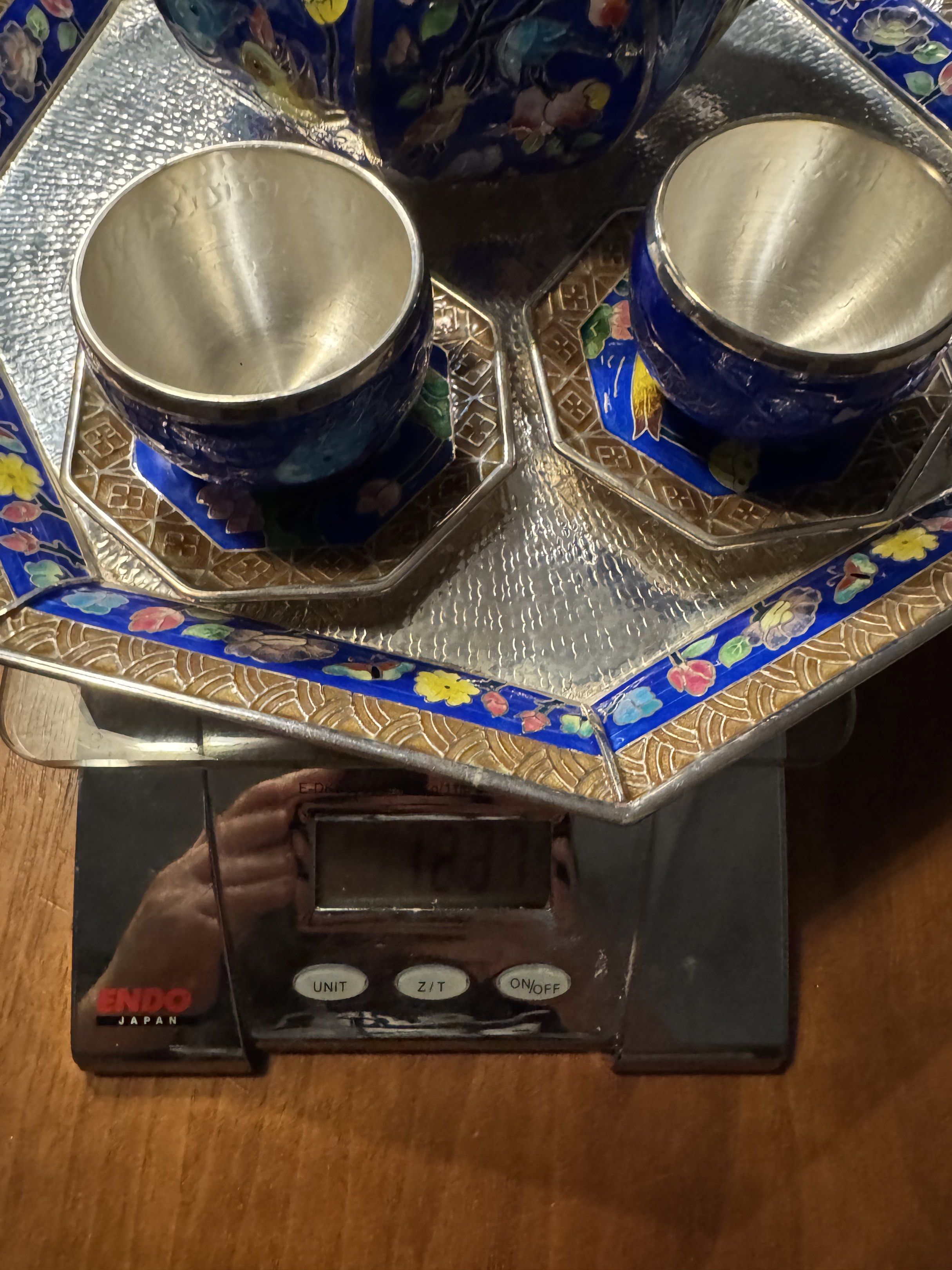 Korean Pure Silver Tea Set (1.237kg of silver) – 99.99% Fine Silver ...