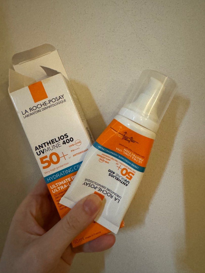 La Roche Posay Sunscreen SPF50 (50% used), Beauty & Personal Care, Face ...