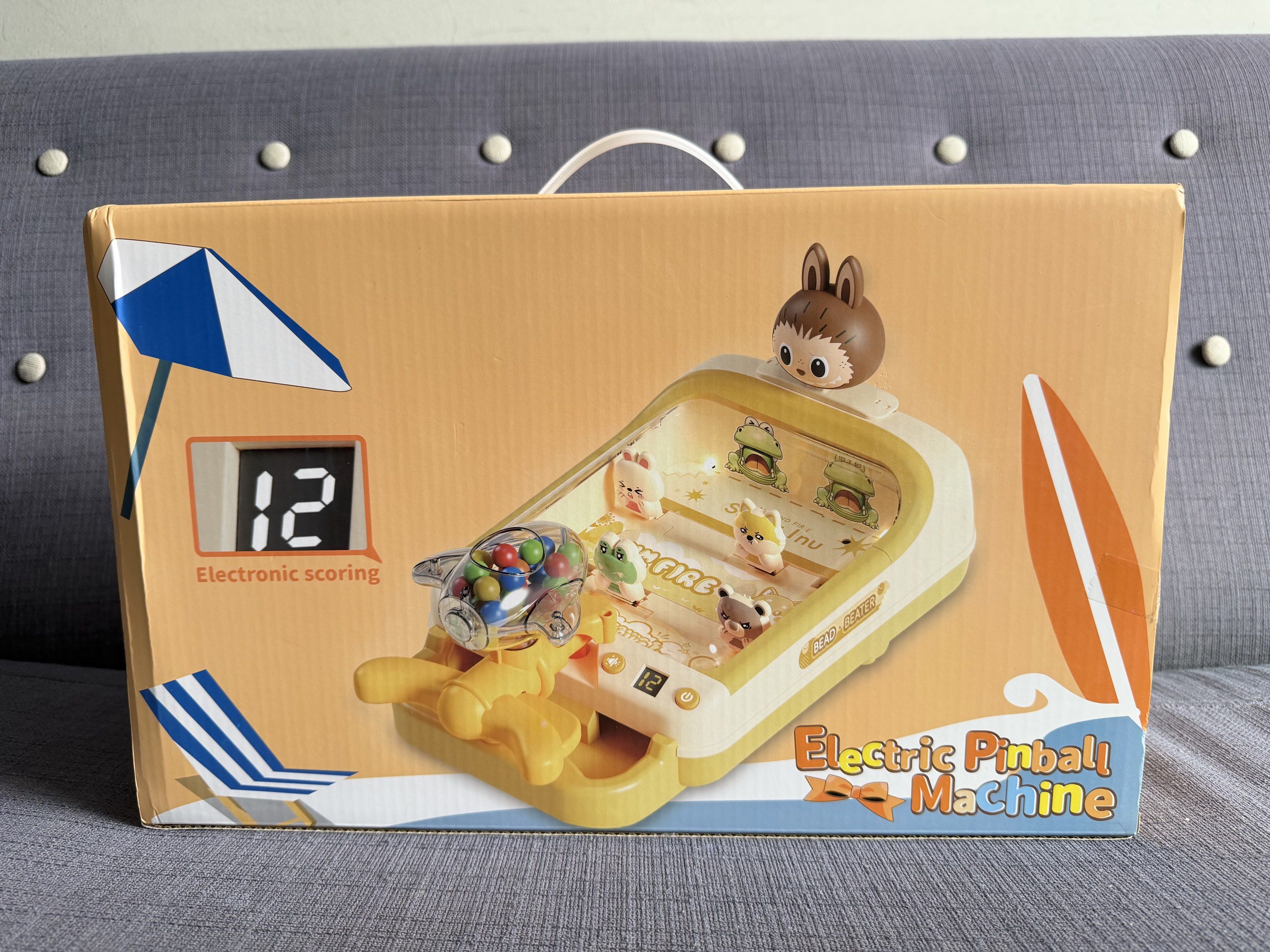 Labubu Electric Pinball Machine, Hobbies & Toys, Toys & Games on Carousell