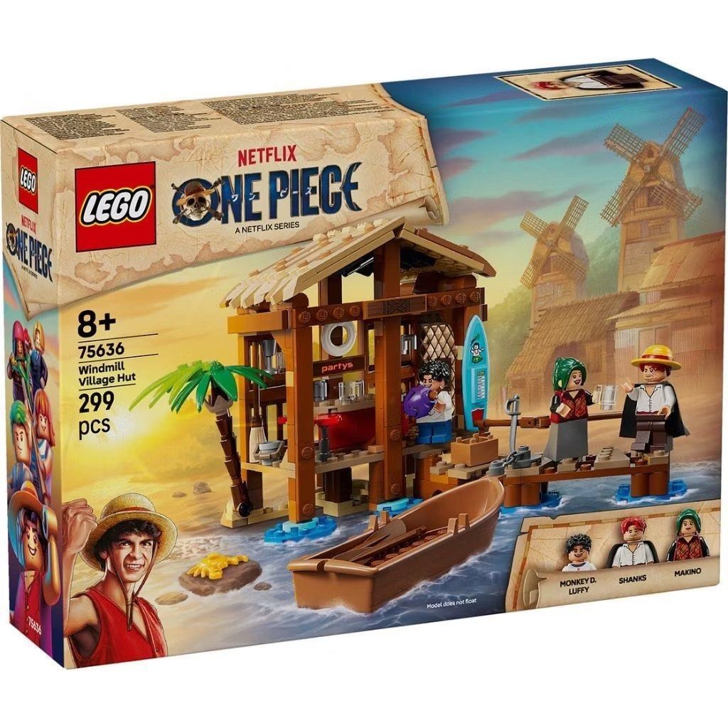 Lego Netflix One Piece 75636 Windmill Village Hut, Hobbies & Toys, Toys ...