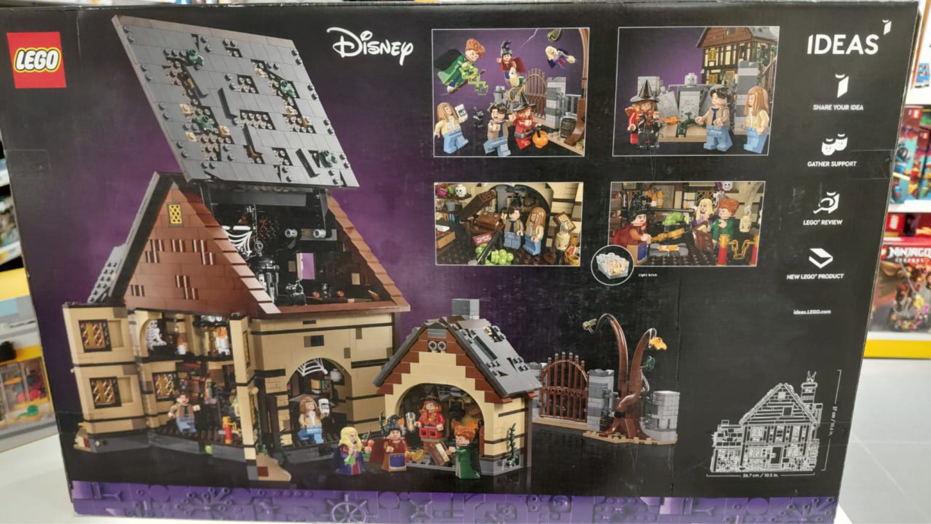 LEGO 21341 Disney Hocus Pocus Sanderson Sisters Cottage (Ideas ...