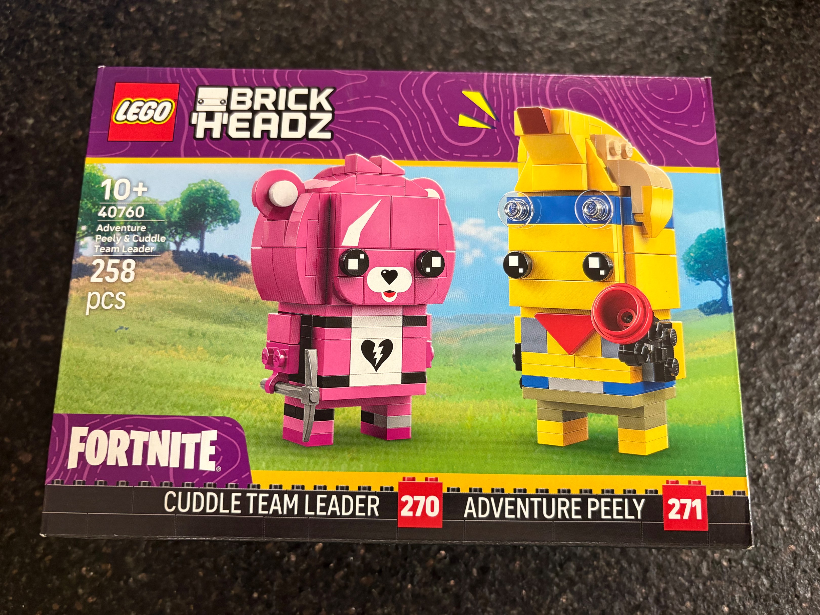 LEGO BrickHeadz Fortnite Cuddle Team Leader & Peely, Hobbies & Toys ...