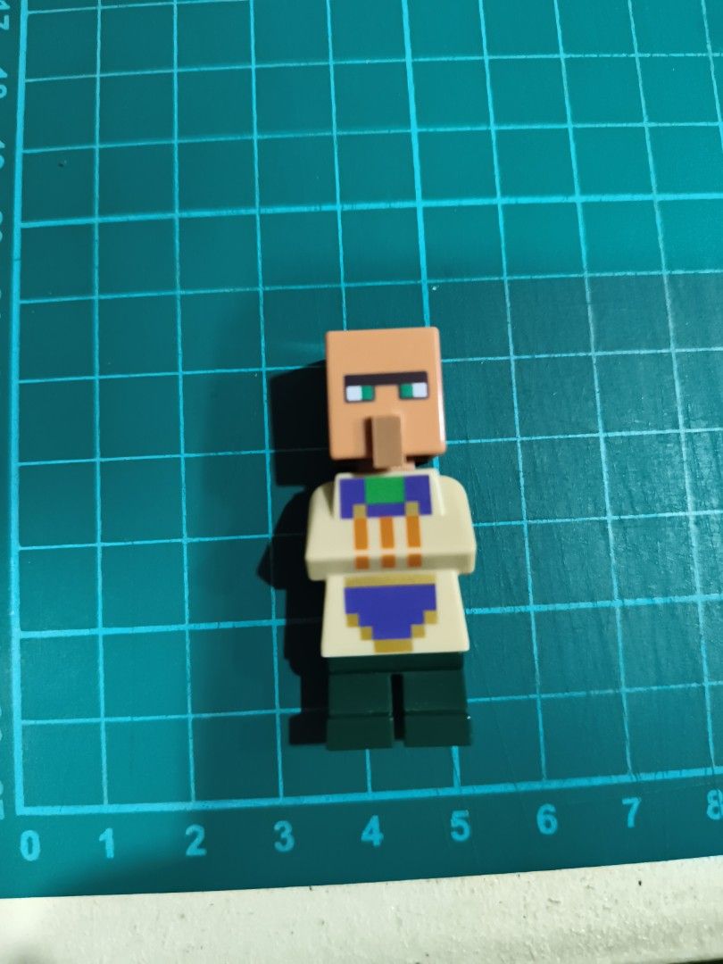 Lego Minecraft Villager Figure. Crack line at back of torso. $1 ...