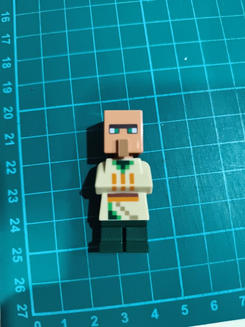 Lego Minecraft Villager Figure. Crack at back of torso. $1, Hobbies ...