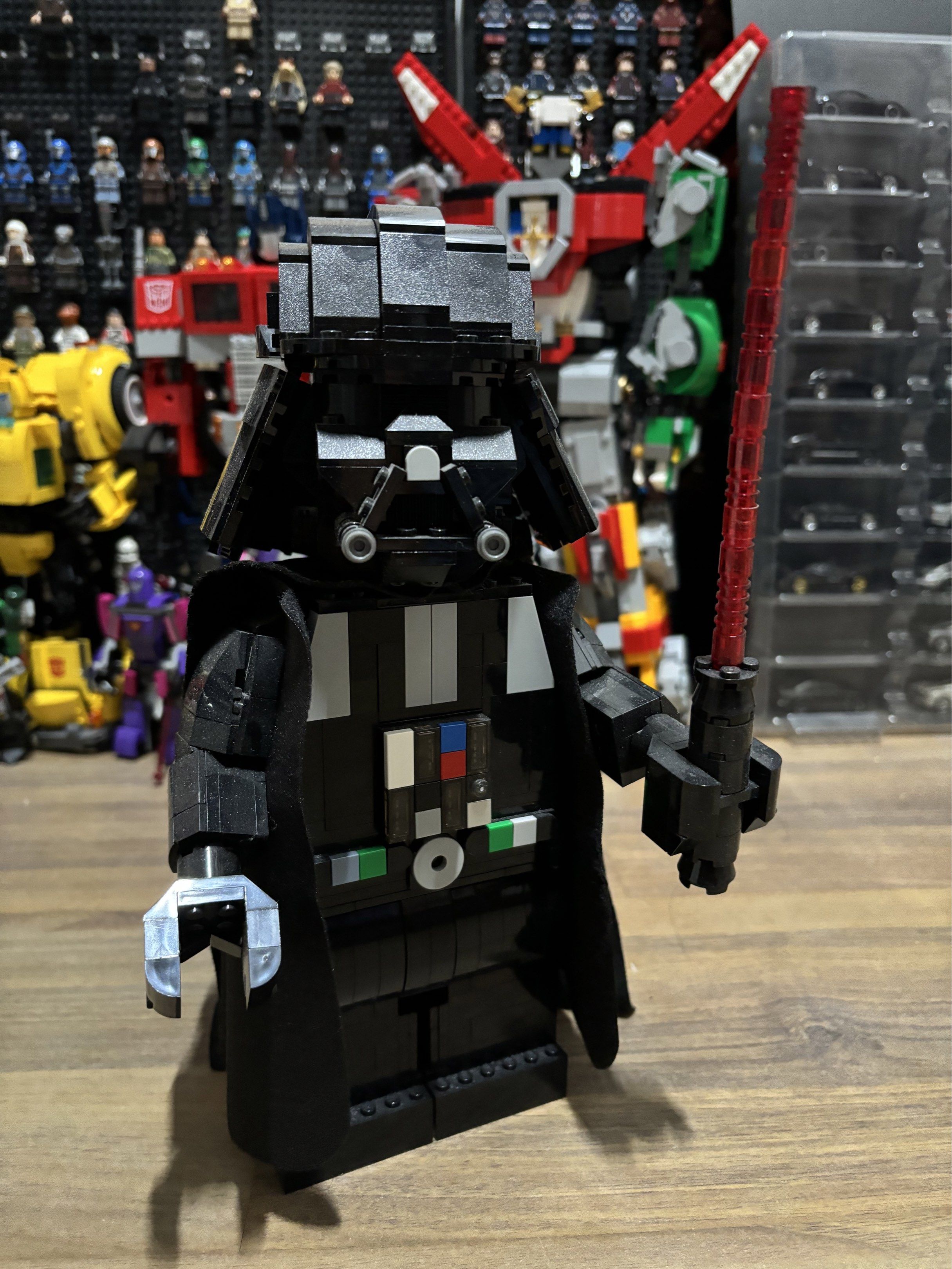 LEGO up-scaled Darth Vader minifigure MOC, Hobbies & Toys, Toys & Games ...