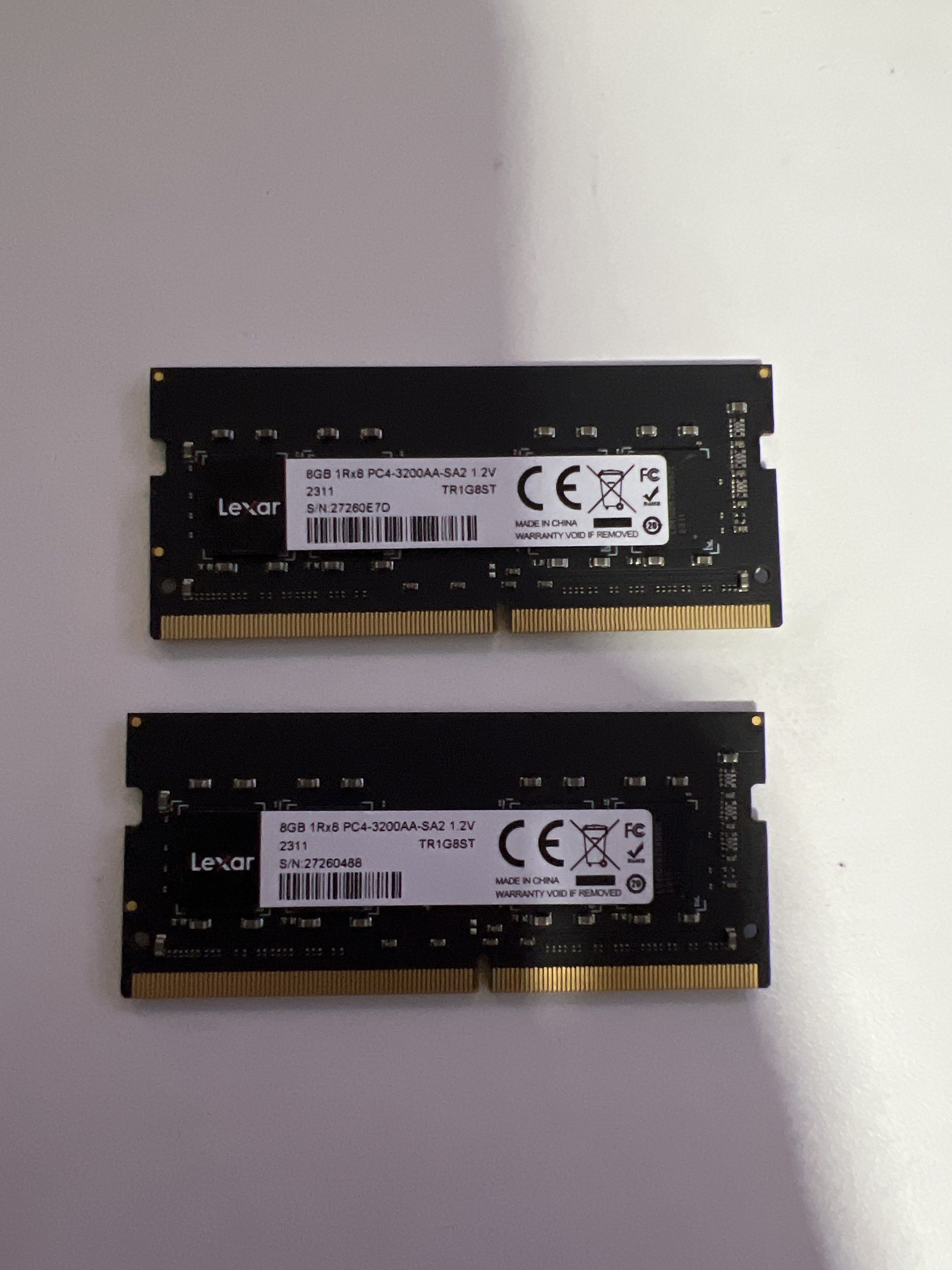 Lexar 8GB DDR4 3200MHz SODIMM PC4-3200AA-842 1.2V RAM, Computers & Tech ...