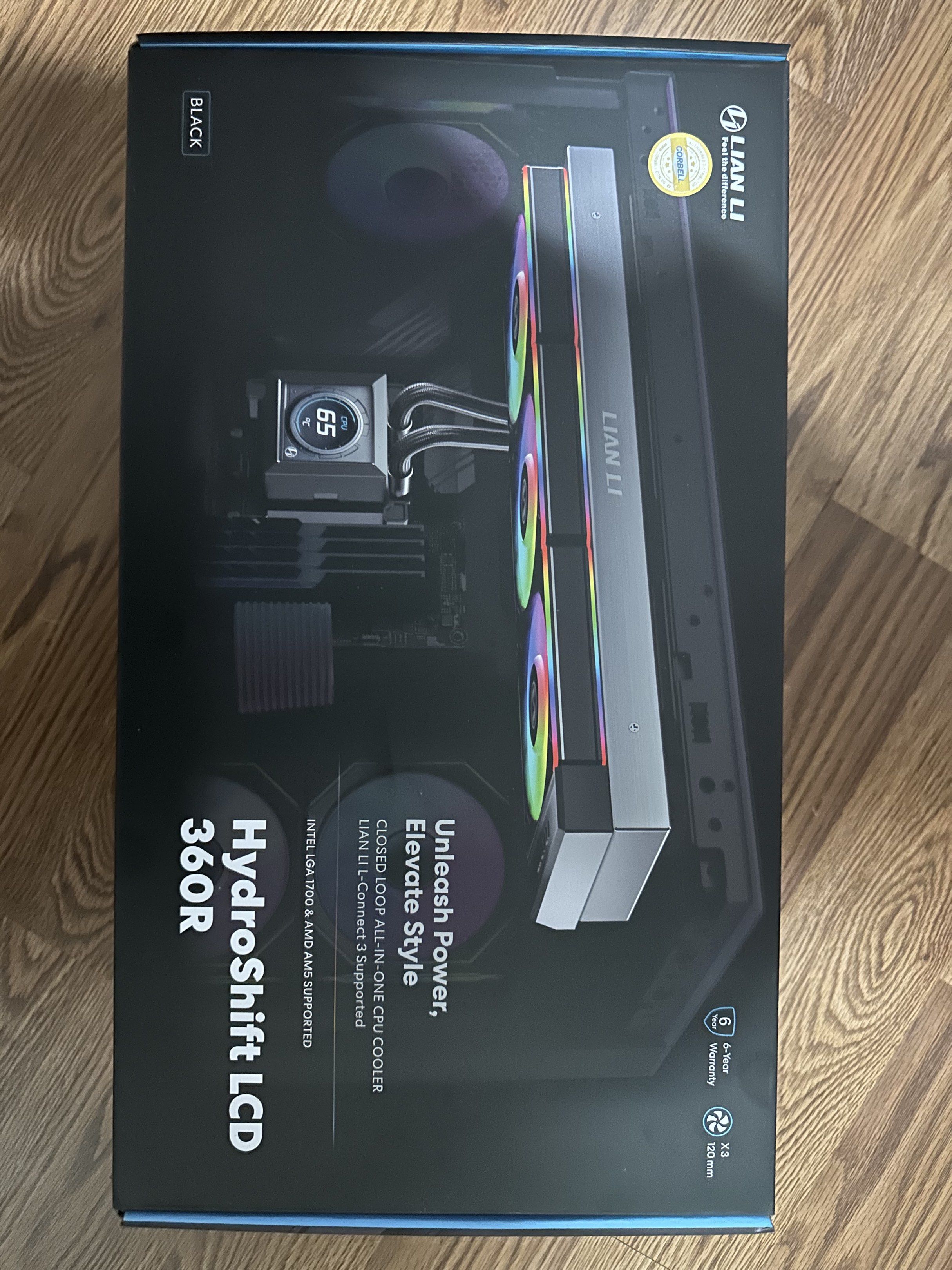 Lian Li HydroShift LCD 360R CPU Cooler - Black, Computers & Tech, Parts ...