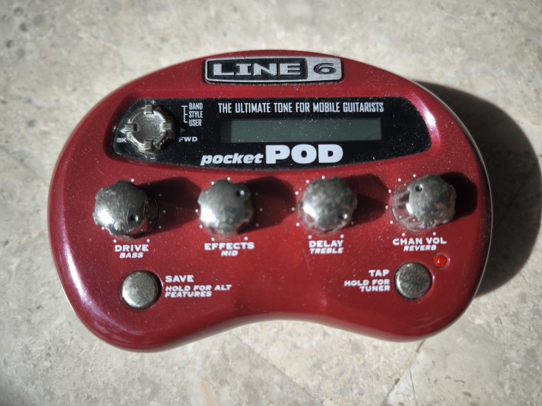 Line 6 Pocket POD Guitar Effects Processor, Hobbies & Toys, Music ...