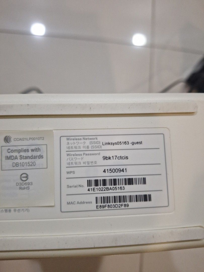 Linksys E9450 WiFi 6 Router, Computers & Tech, Parts & Accessories ...