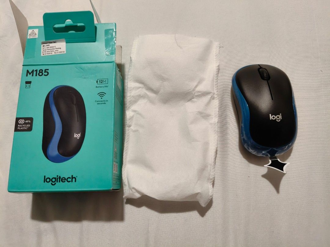 Logitech M185 Wireless Mouse, Computers & Tech, Parts & Accessories ...