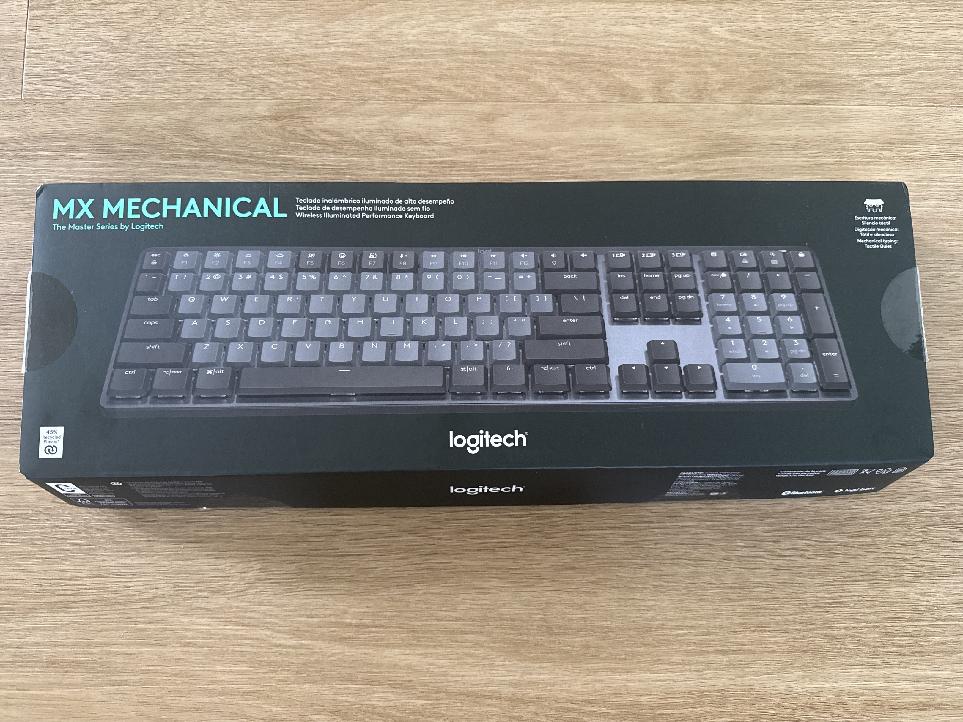 Logitech MX Mechanical Wireless Keyboard (Tactile), Computers & Tech ...