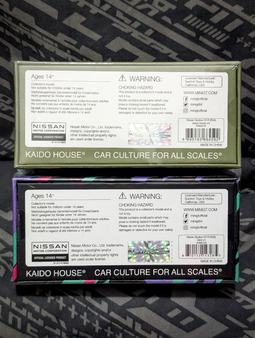 Lot Combo Kaido House Nissan Skyline R34 Kaido Works V4 Jade Green #103 ...