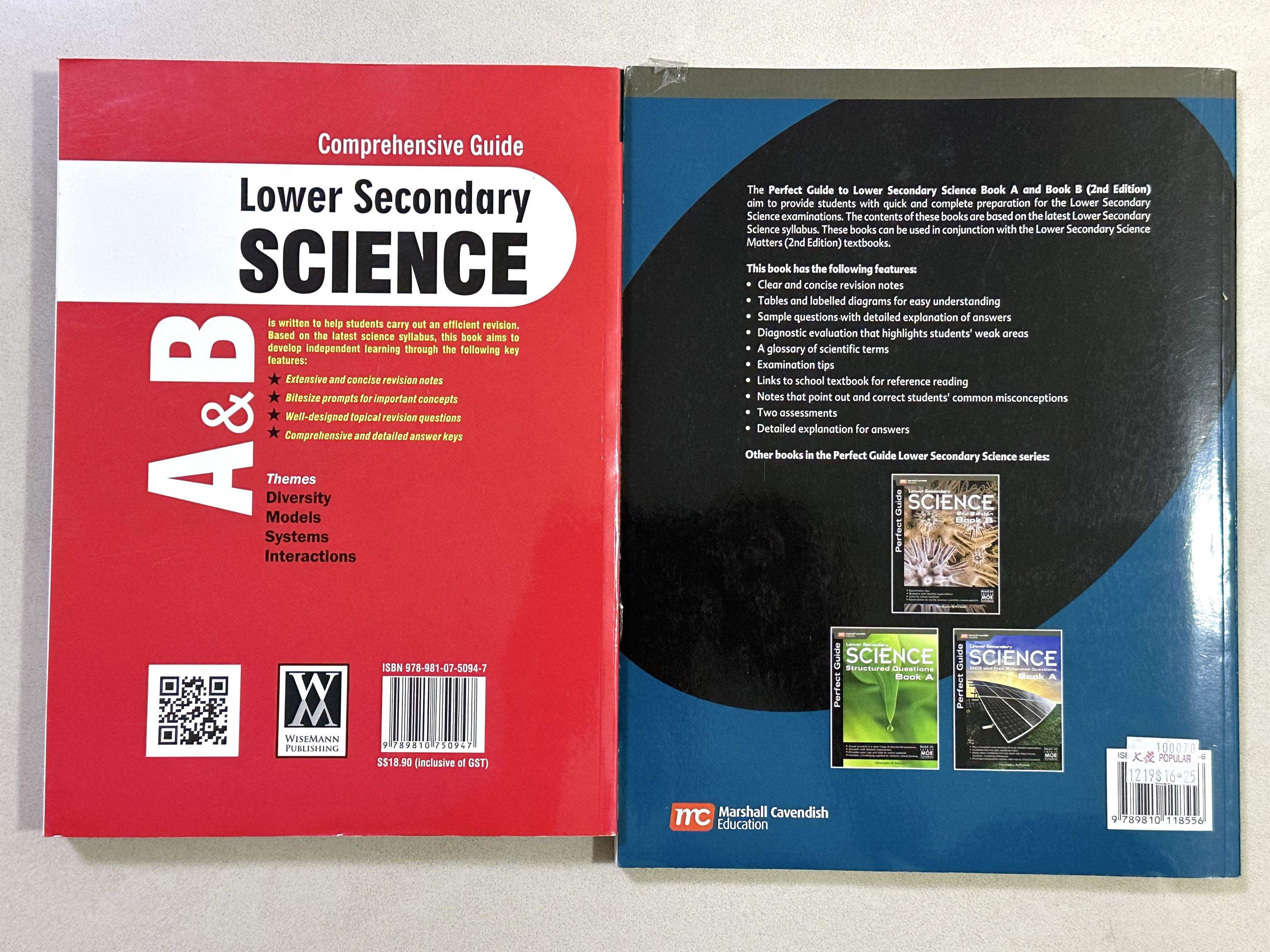 Lower Secondary Science Textbook A&B (2nd Edition), Hobbies & Toys ...