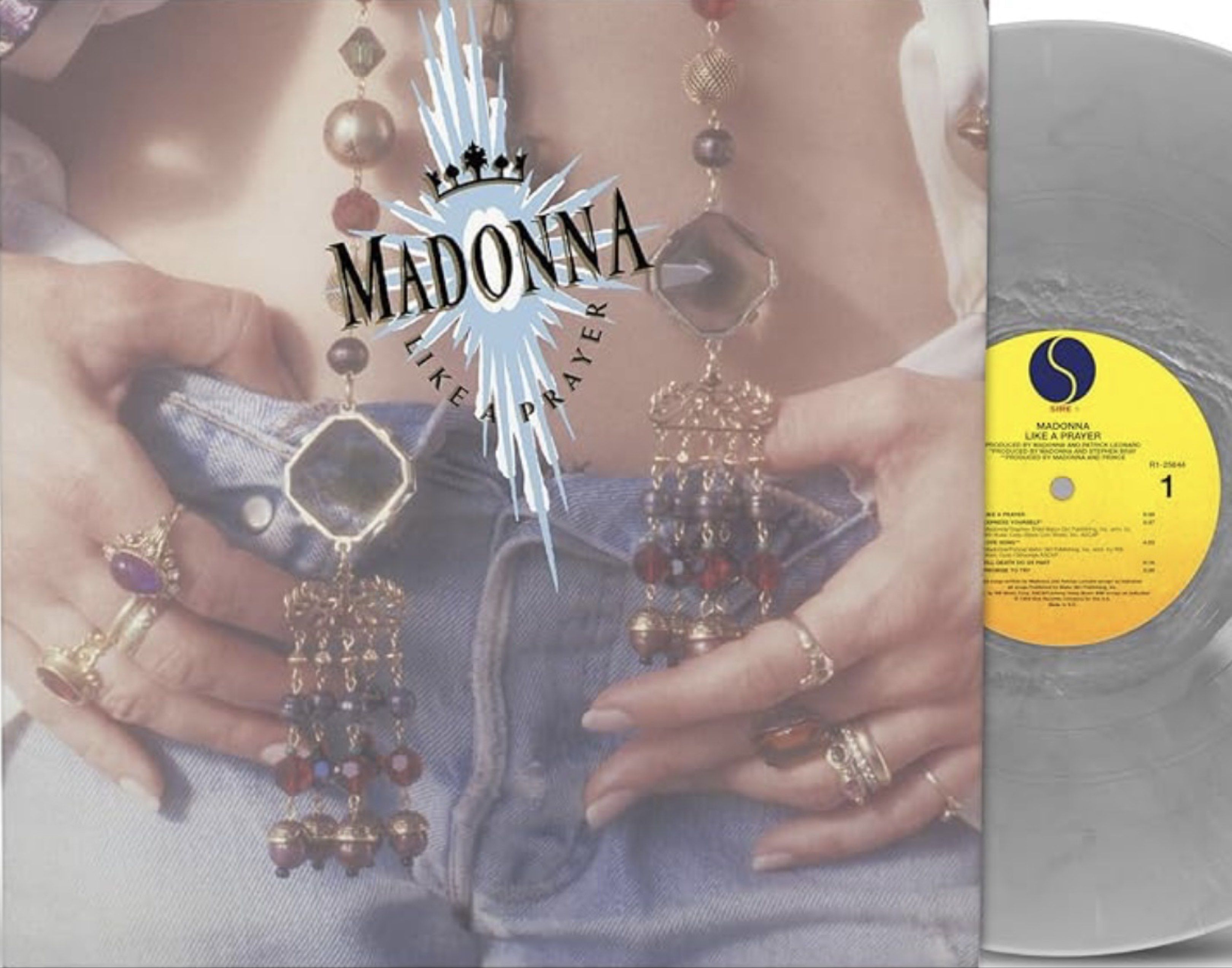 Madonna - Like a Prayer Silver Collection Vinyl, Hobbies & Toys, Music ...