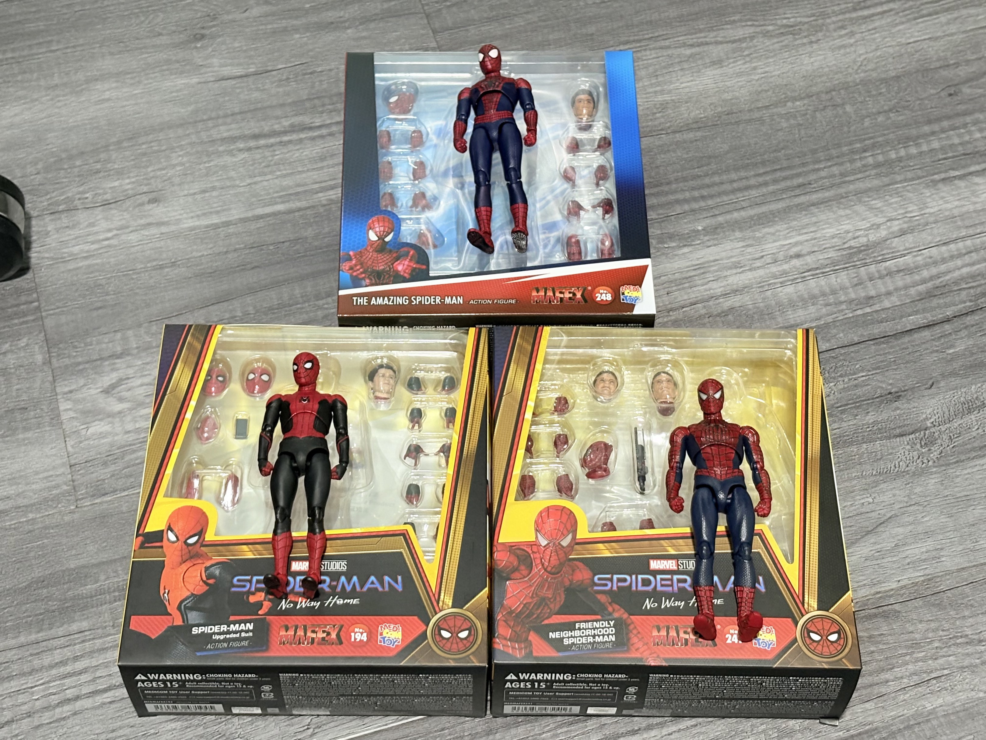 Mafex 194 no way home upgraded suit tom holland, mafex 241 no way home ...