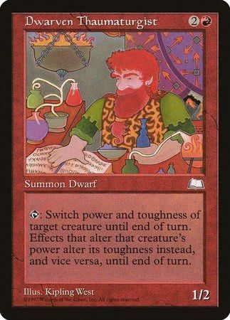 Magic: The Gathering - Dwarven Thaumaturgist, Hobbies & Toys, Toys ...