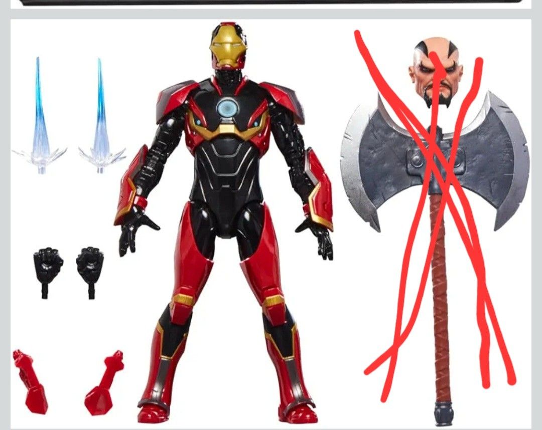 Marvel Legends Iron Man (Mark 72) Action Figure without baf, Hobbies ...