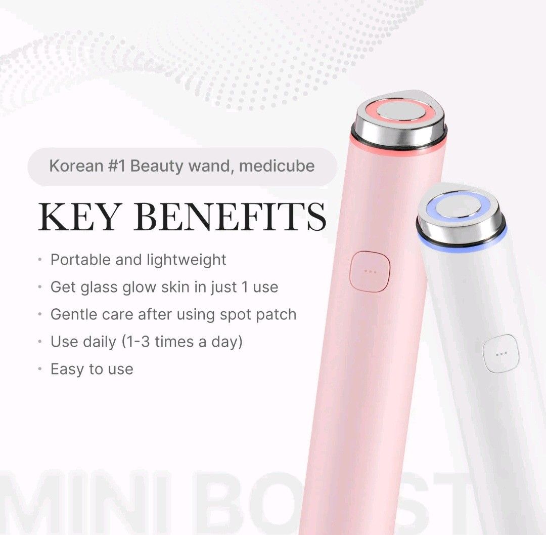 Medicube Mini Booster Pro - Korean Glow Booster, Beauty & Personal Care ...