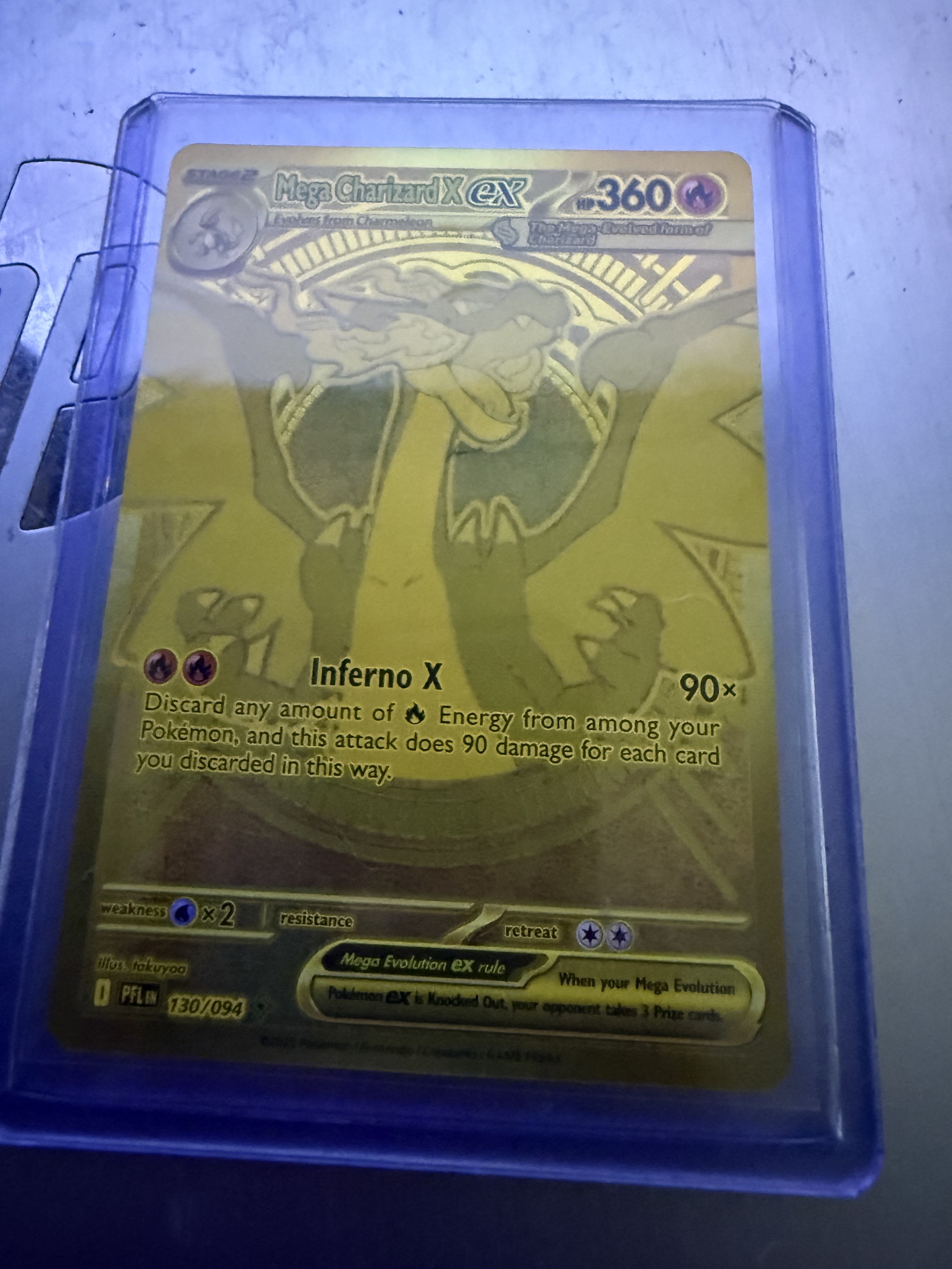Mega Charizard X EX 130/094 Pokemon Card, Hobbies & Toys, Toys & Games ...
