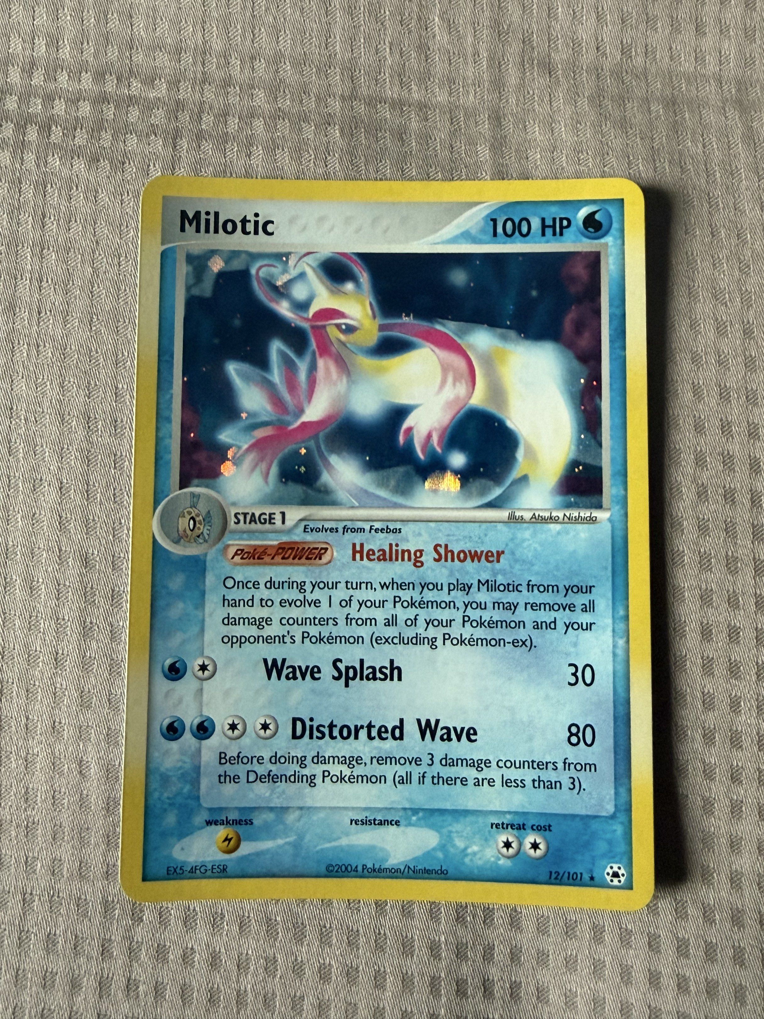 Milotic Hidden Legends 12/101 Holo Rare Vintage Pokemon Card TCG ...