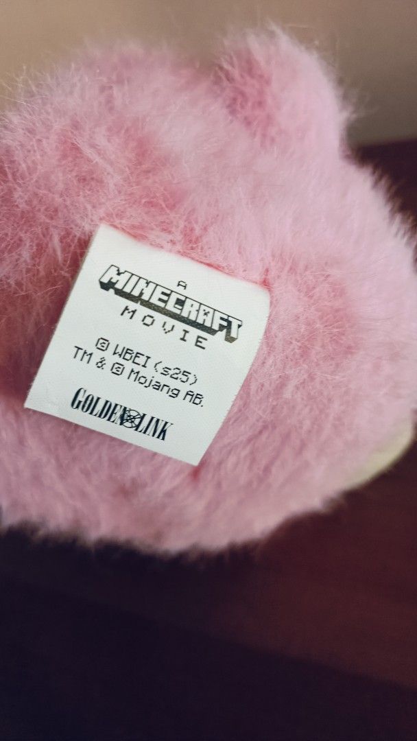 Minecraft Movie Pink Monkey Plush Toy, Hobbies & Toys, Toys & Games on ...
