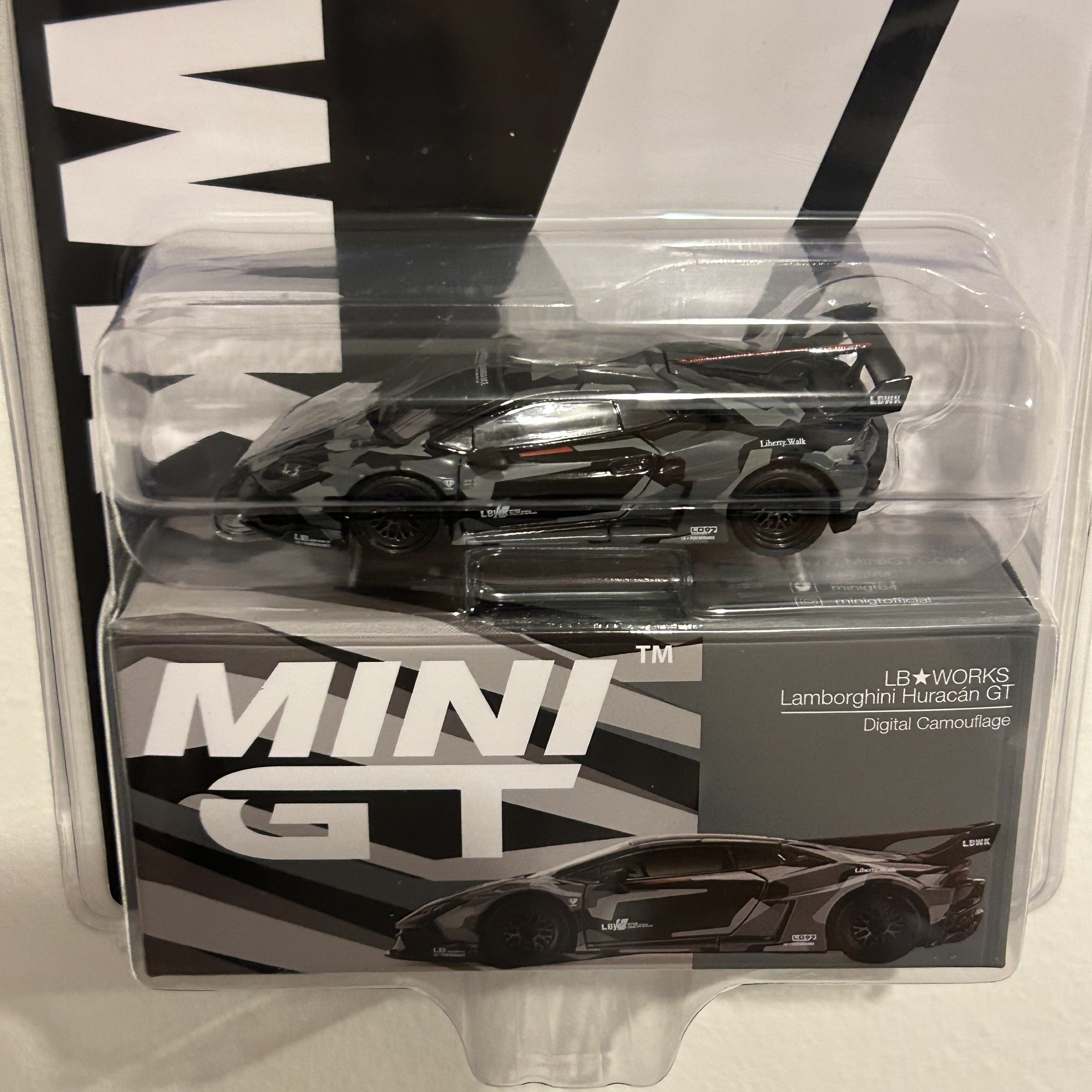 Mini GT #398 LB WORKS Lamborghini Huracán GT Digital Camouflage ...