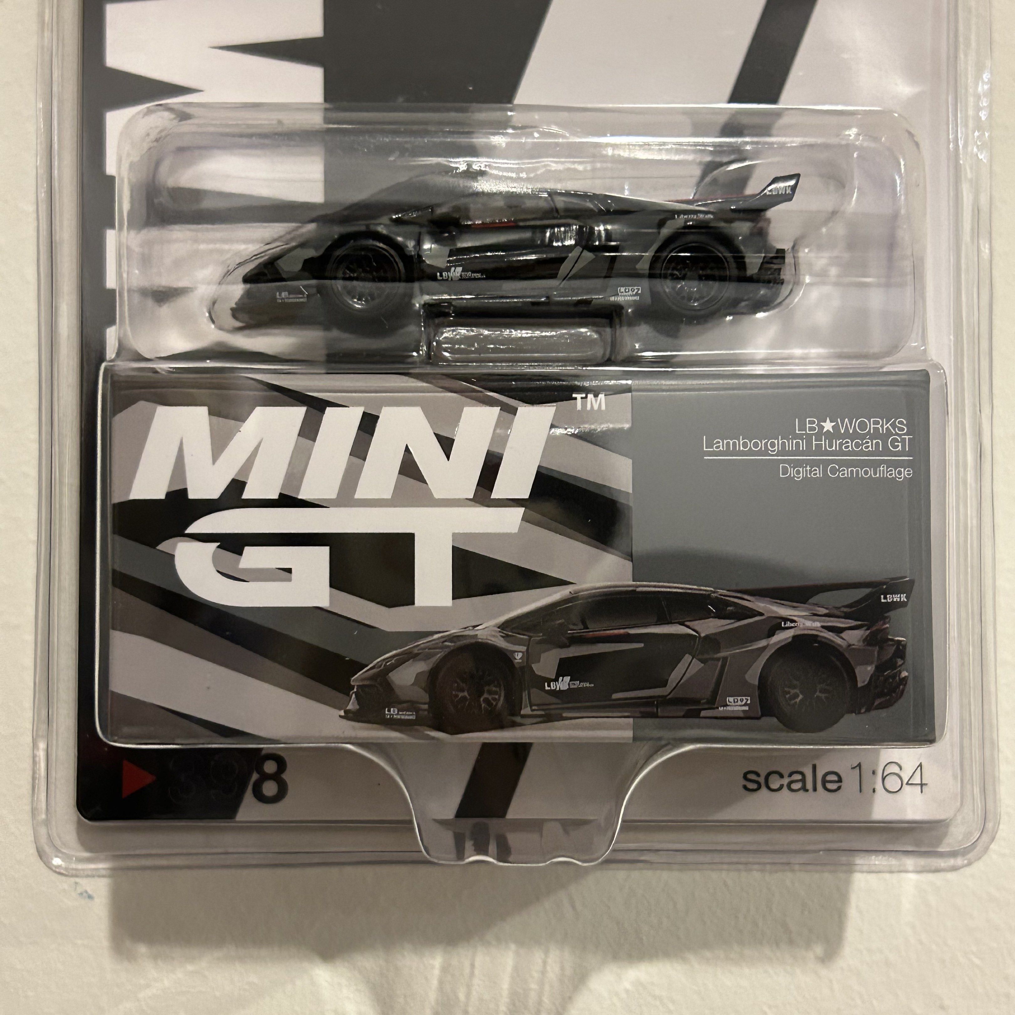 Mini GT #398 LB WORKS Lamborghini Huracán GT Digital Camouflage ...