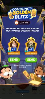 Monopoly Go set 23 golden blitz, Video Gaming, Gaming Accessories, In ...