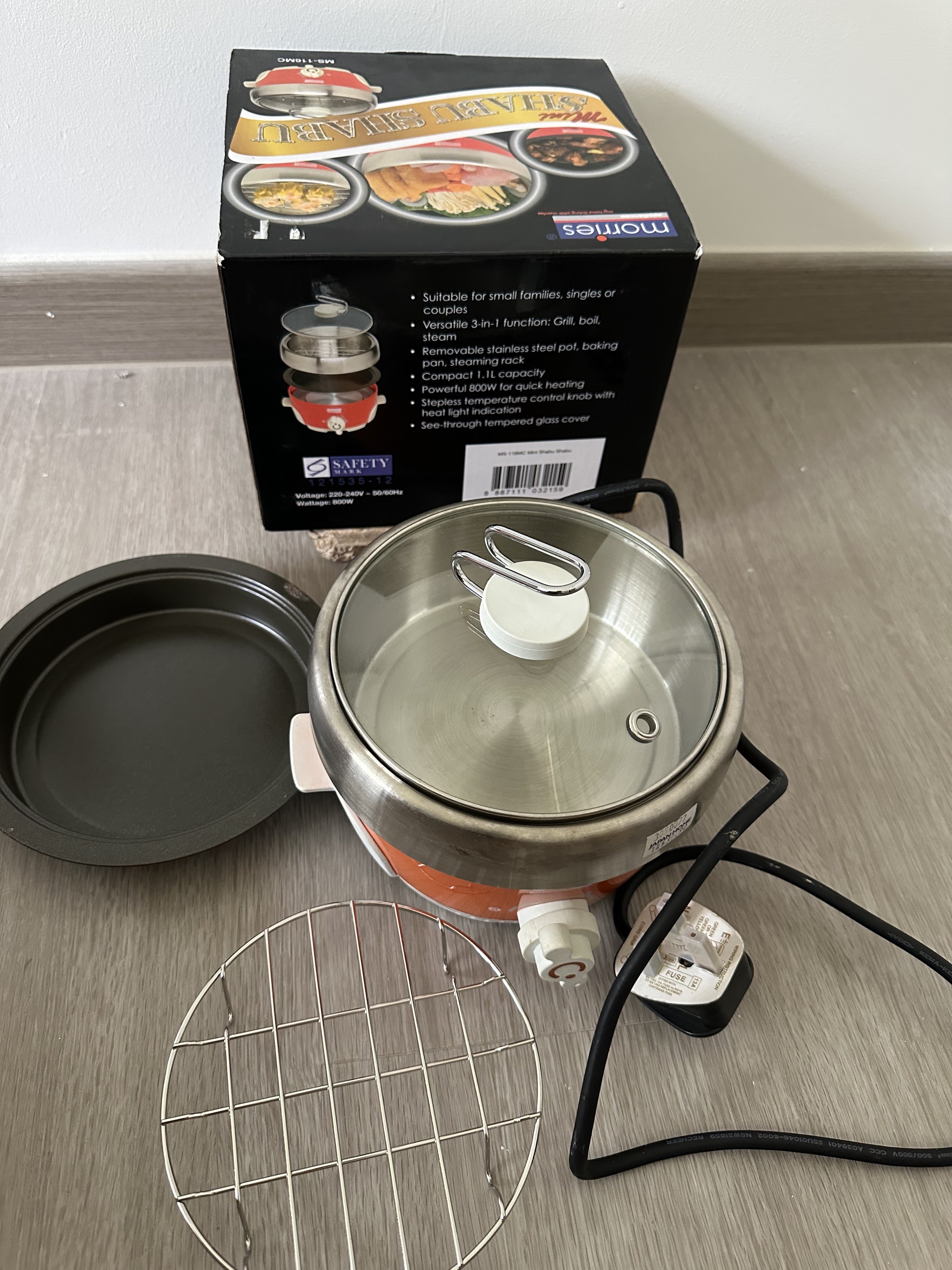 Morries Mini Shabu Cooker - Grill, Boil, Steam, TV & Home Appliances ...